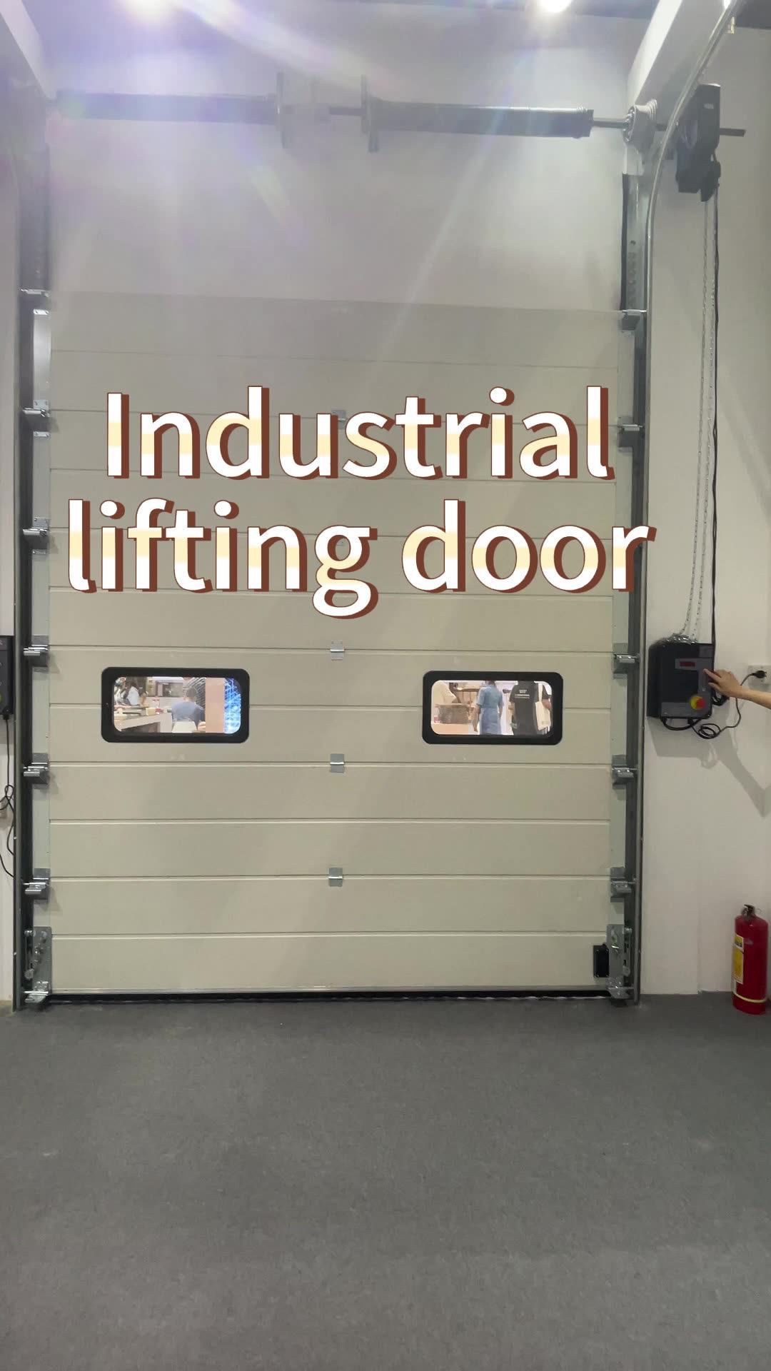 Vertical Lift Industrial Doors And Sectional Industrial Doors With Pu ...
