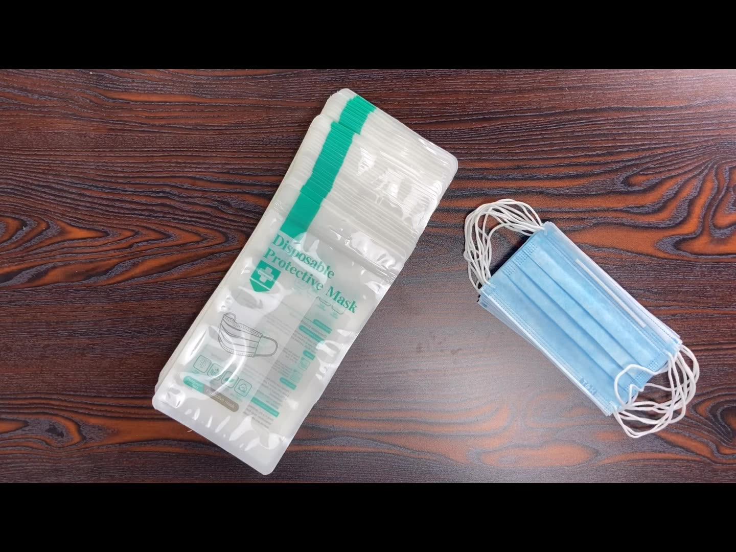 Resealable Face Mask Pack 3 Side Seal Pouch Zipper Bag For Kn94 Kn95 ...