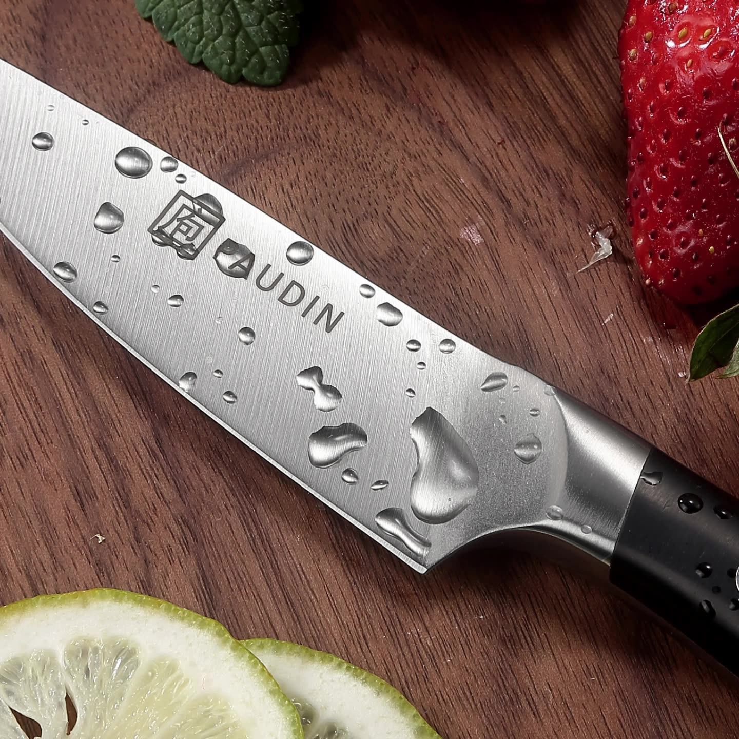 G4 Ultra Sharp 7 Inch Chefs Knife Premium High Carbon Steel Blade With ...