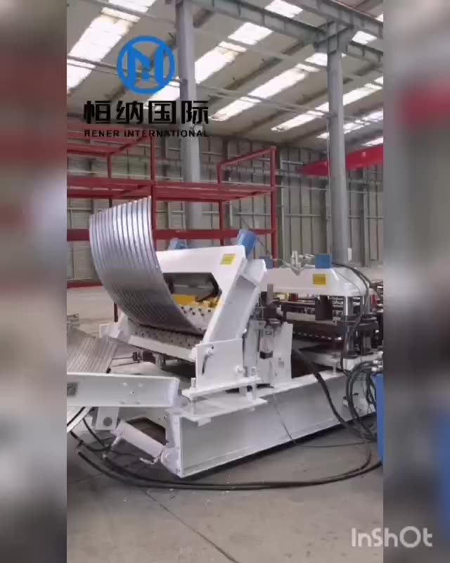 Galvanized Steel Granary Silo Making Roll Forming Machine With Arch ...