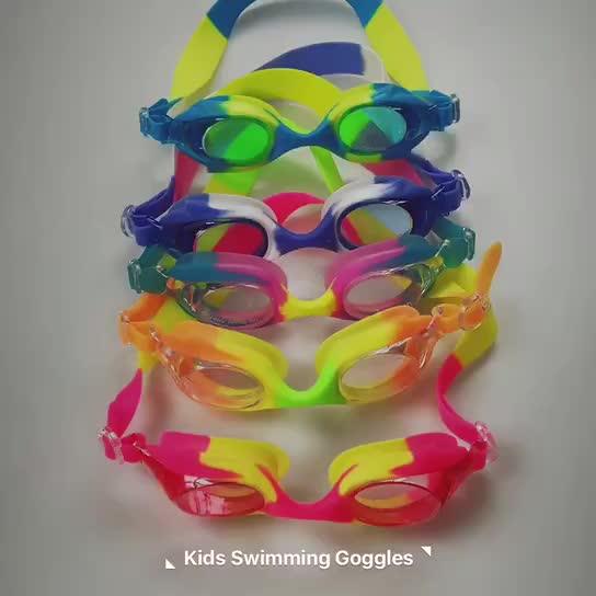 Funny Kids Cartoon Swimming Goggles,Colorful Kids Fun Swim Goggles ...