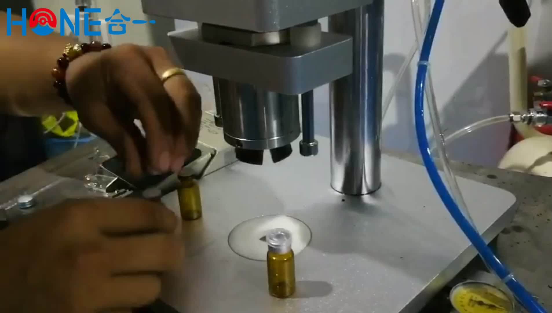 Semi Automatic Vial Glass Bottle Pneumatic Crimping Machine - Buy Vial ...
