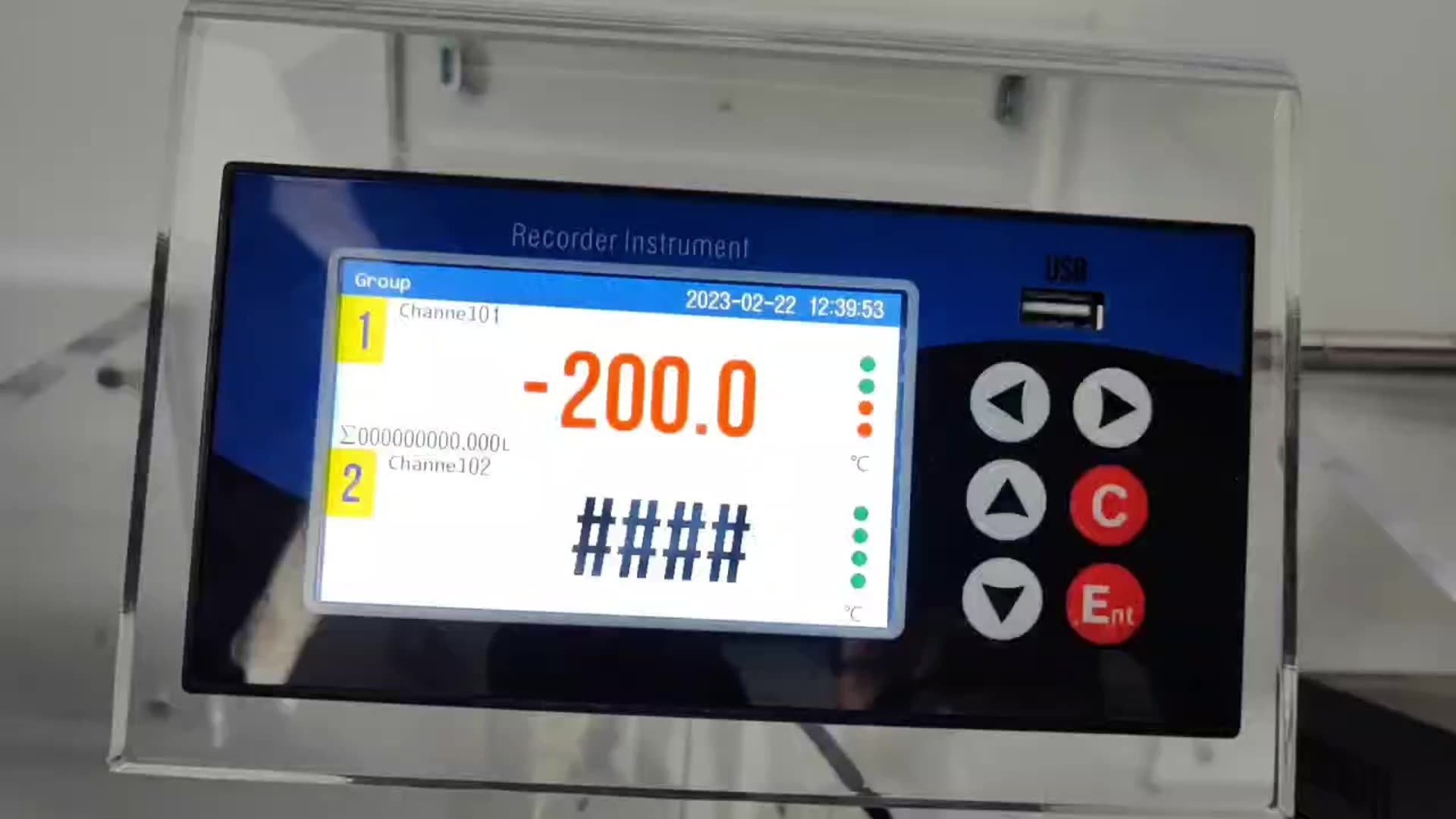 Multichannel Data Recorder Pt100 K Tc Temperature Sensor Datalogger ...