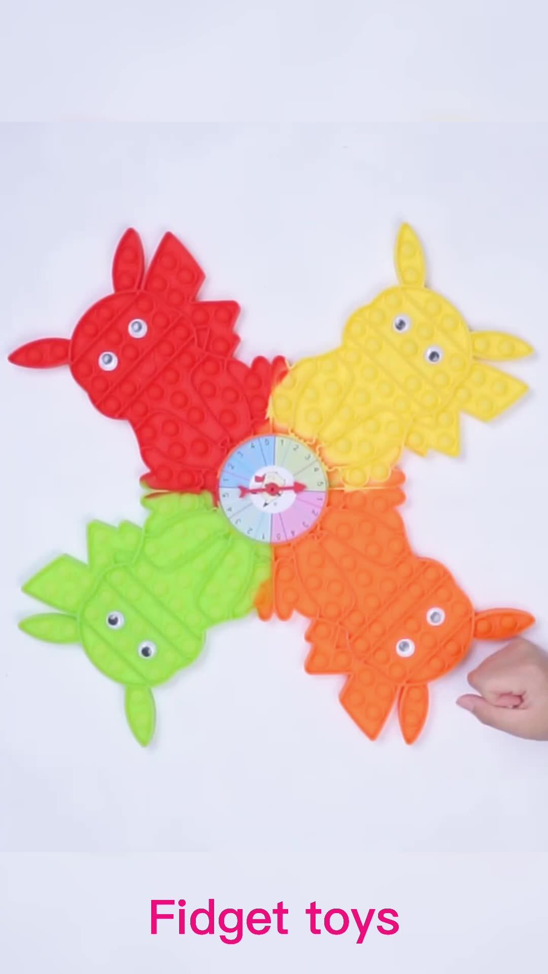 Pokemon Lucky Turntable Bubble Press Release Pressure Vent Fidget Toys ...