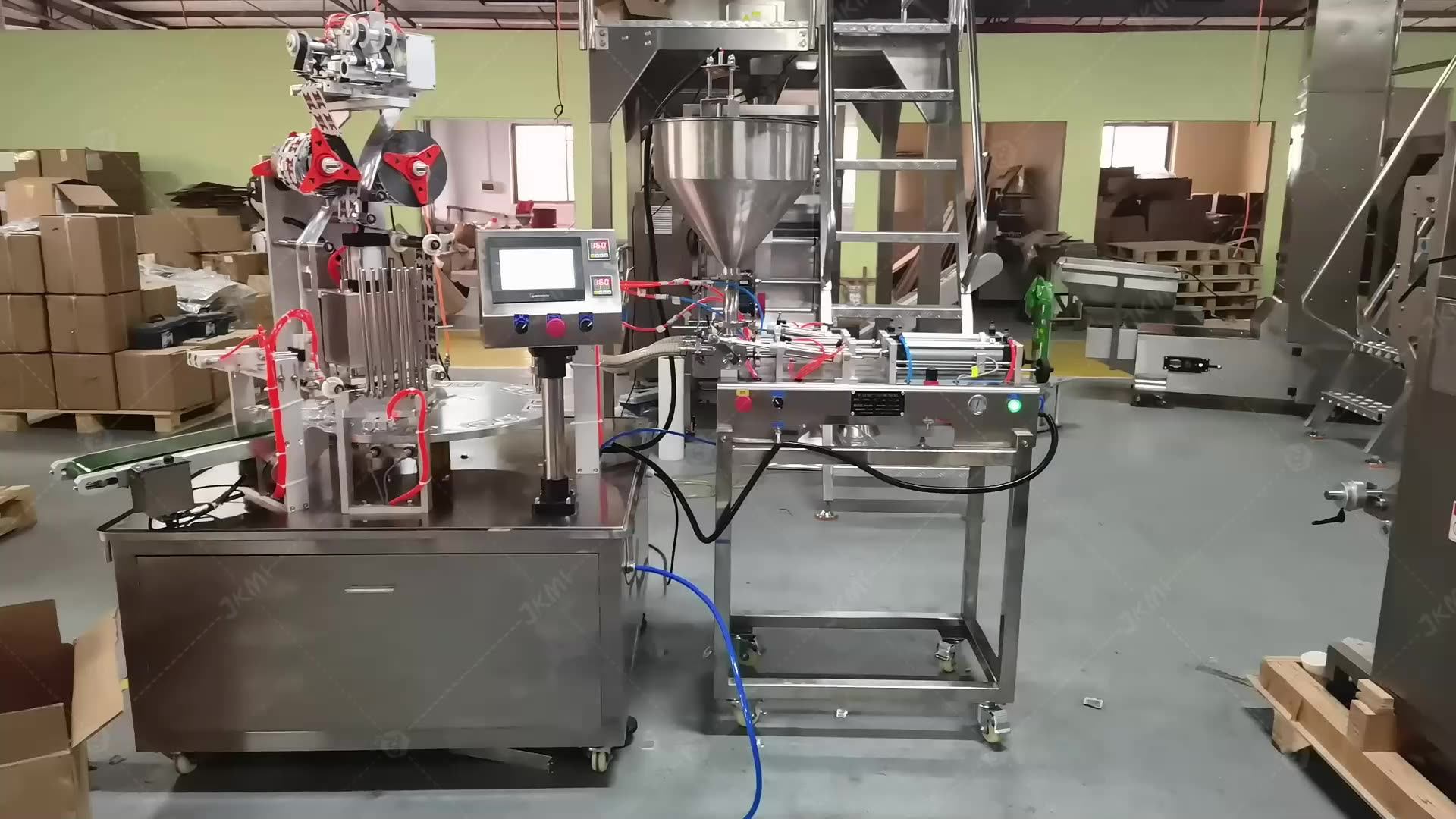 Full Automatic Yogurt Milk Cup Filling Packing Machine Yogurt Cup ...