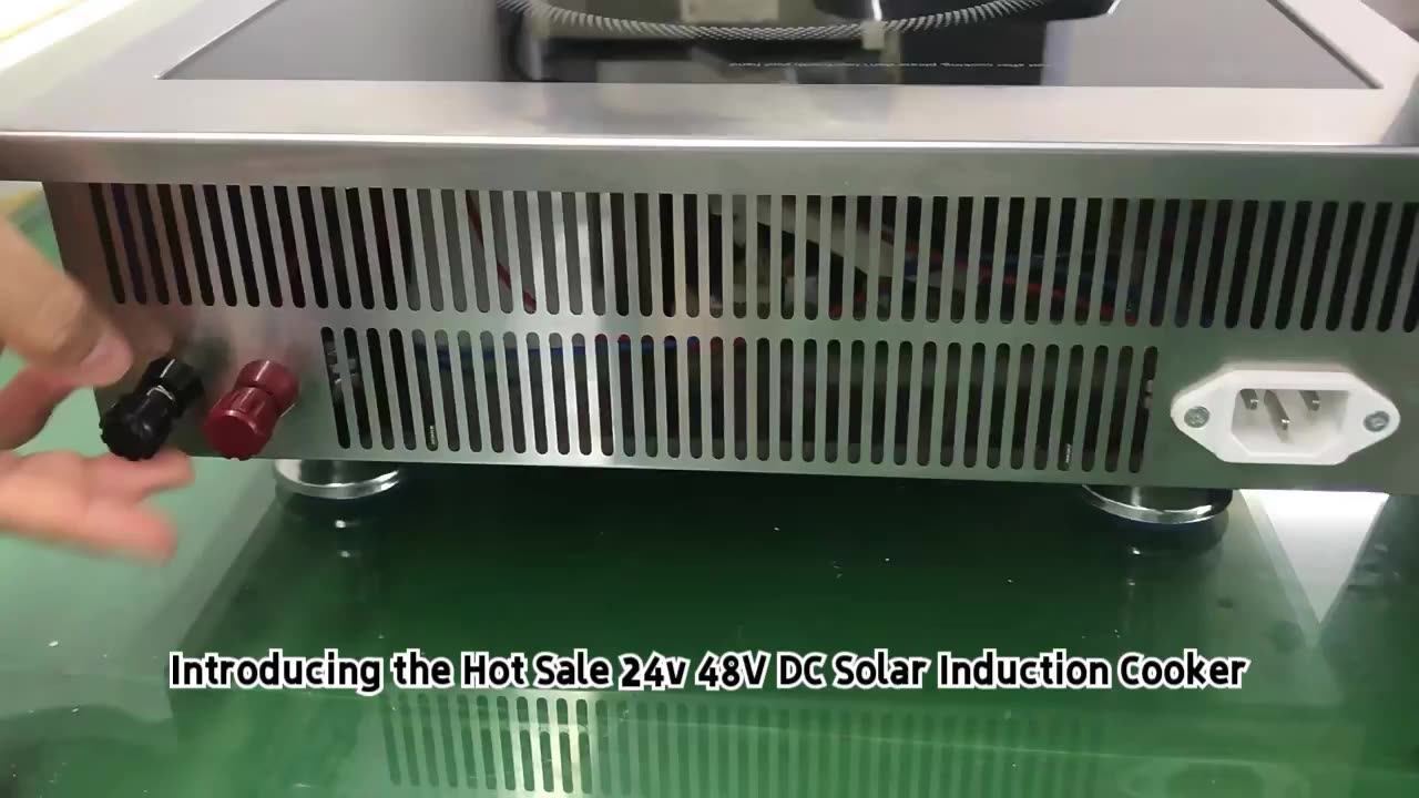 48v Dc Stainless Steel Induction Cooker Battery Powered For Household ...
