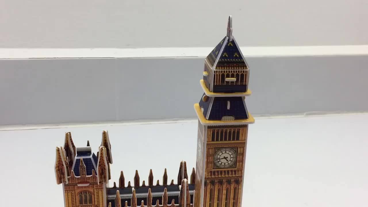 The London Big Ben,Great Ben,World Great Architecture 3d Puzzles Diy ...