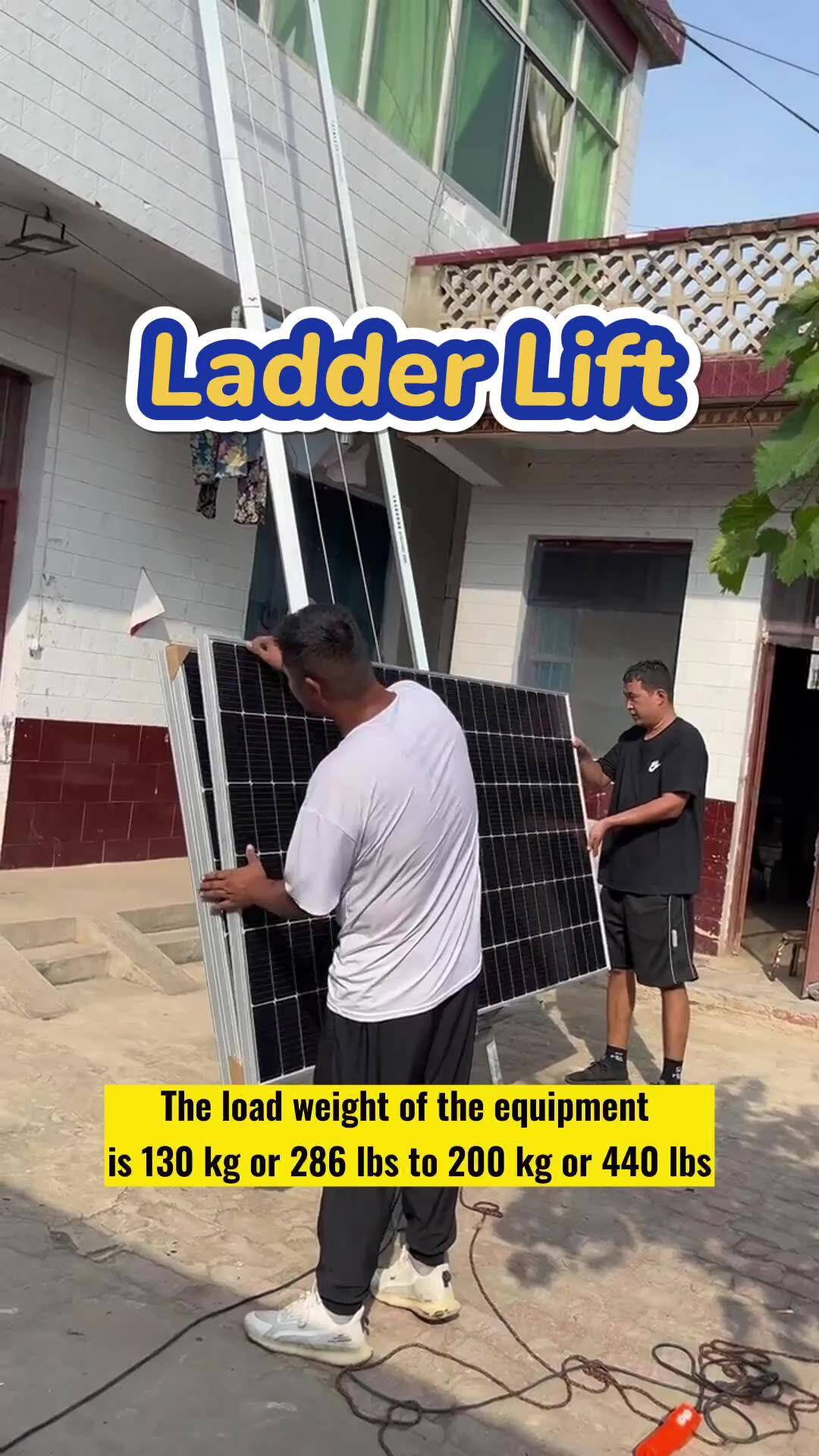 Factory Crane Solar Panels Hydraulic Ladder Lift Mini Electric Solar ...