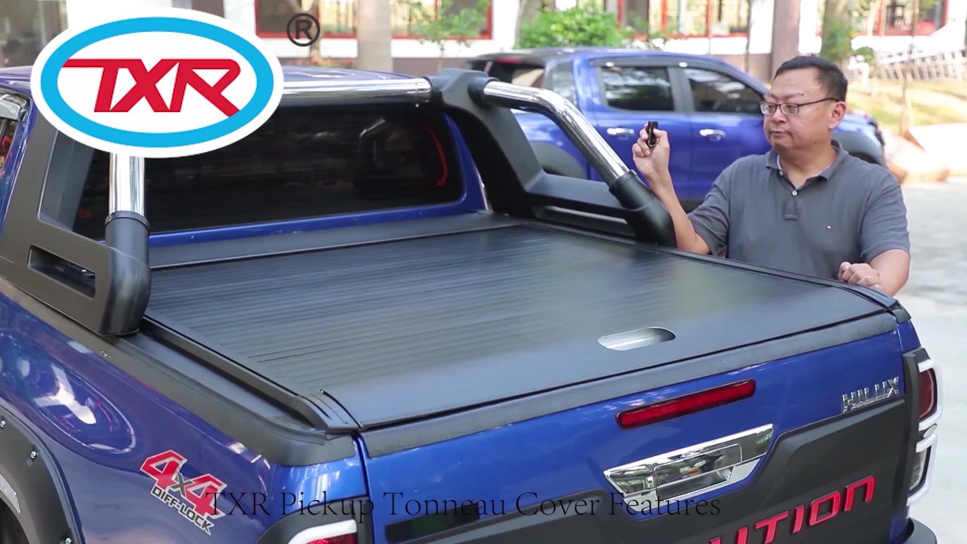 Universal 4x4 Pickup Black Steel Roll Bar Sport Bar For Toyota Pickup ...