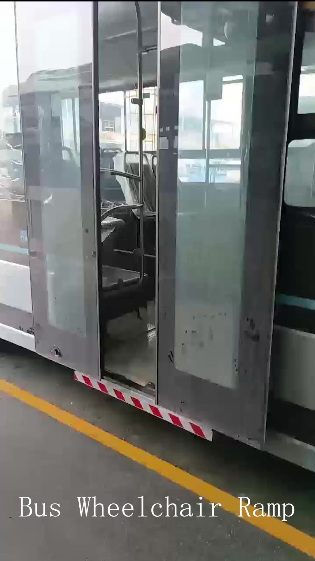 Salable Tourist City Public Bus Accessories Wheelchair Ramp Sliding ...