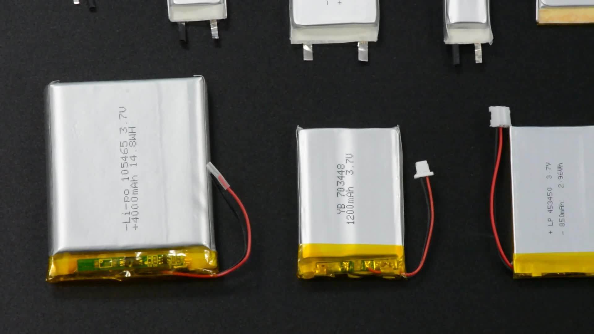 High Density 3.7v Lipo Batteries Lithium Ion Polymer Battery 3.7v ...