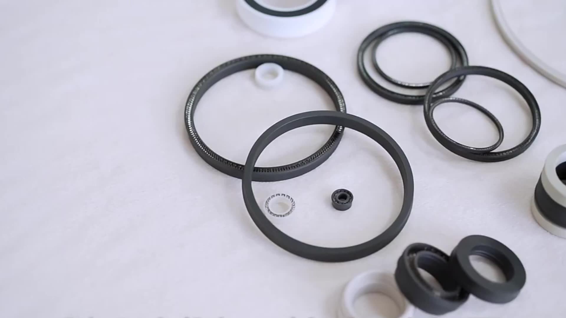 Hydraulic Mechanical Pump Valve Variseal Ptfe Carbon Peek Double Lip ...