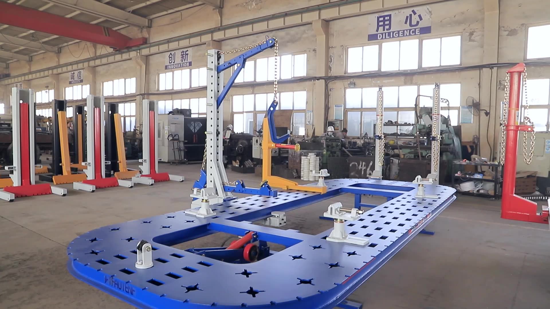 Vehicle Body Auto Chassis Straightening Machine Car Bench Car Body ...