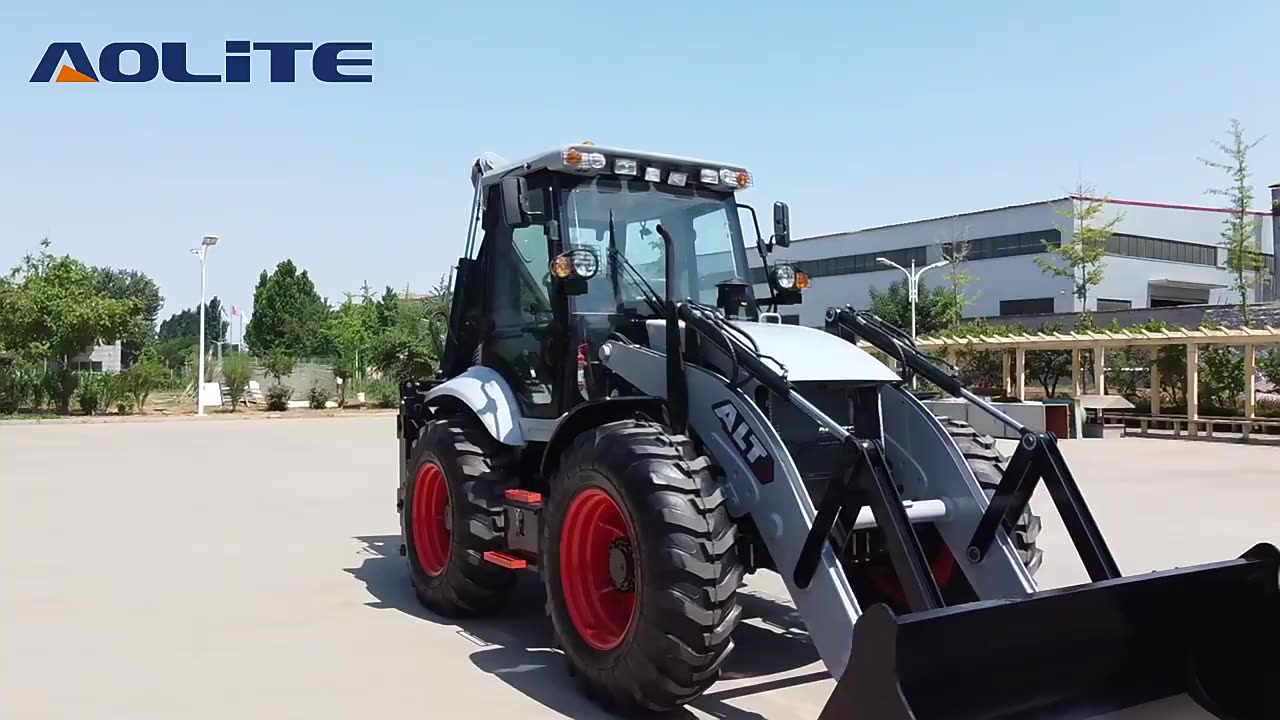 Factory Aolite Bl105-25 Chinese Backhoe Loader Mini 4x4 Backhoe Loaders Excavator Price In The ...