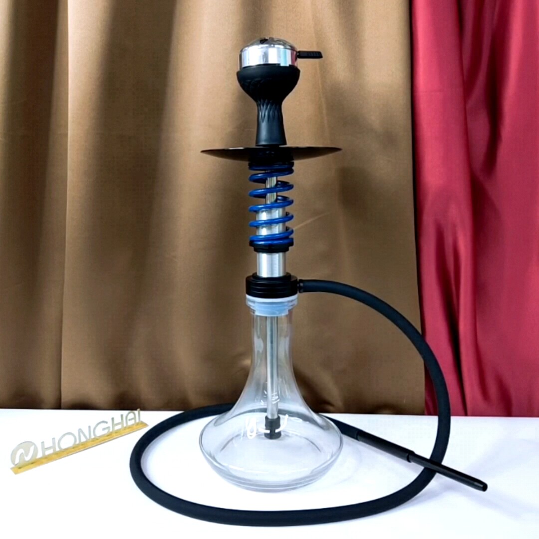 Russia Style Glass Hookah Base Of Silver Mirror Coating With 26cm ...