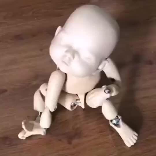 Newborn Baby Posing Training Doll Simulation Metal Ball Joint Model ...