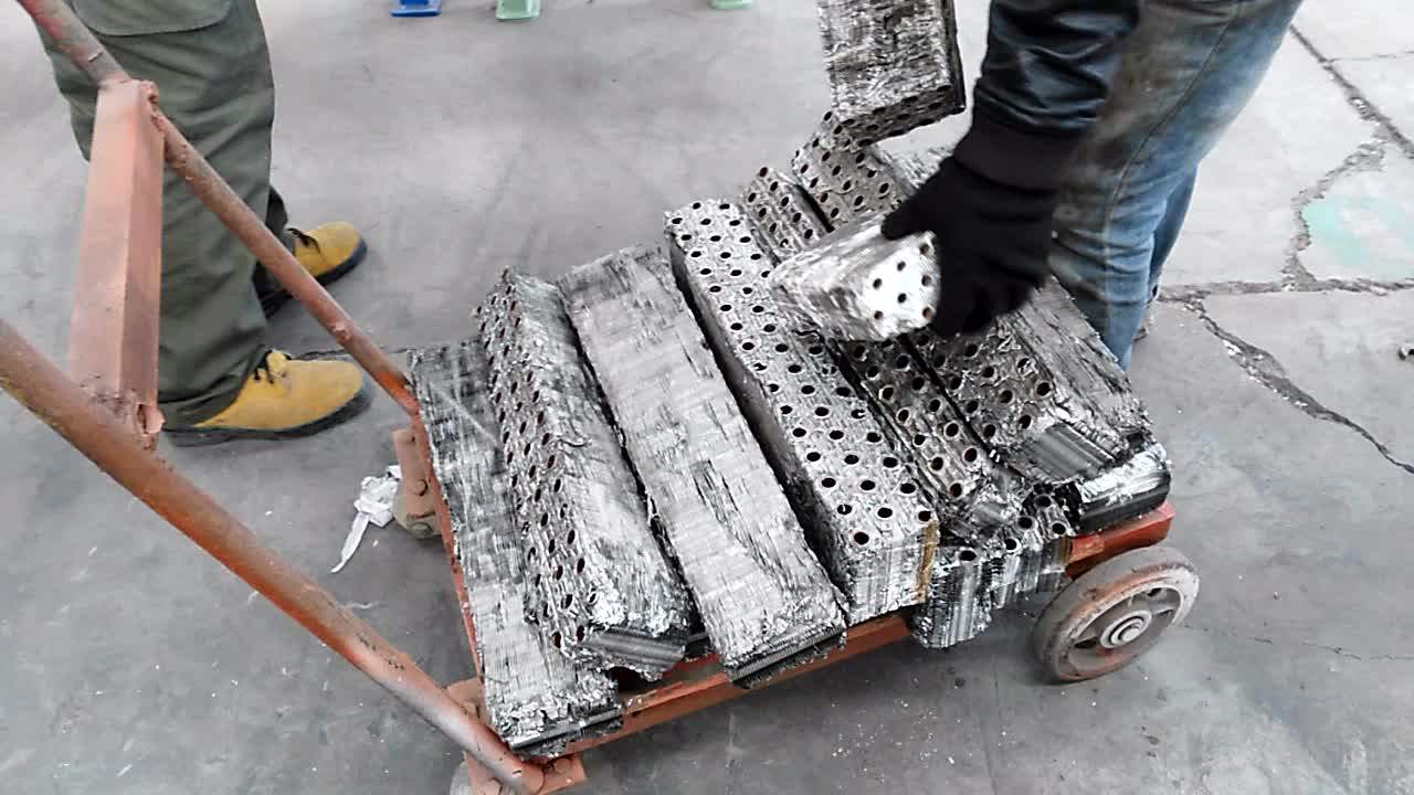 Radiator Scrap Aluminum Copper Shredder / Ac Copper Radiator Recycling ...