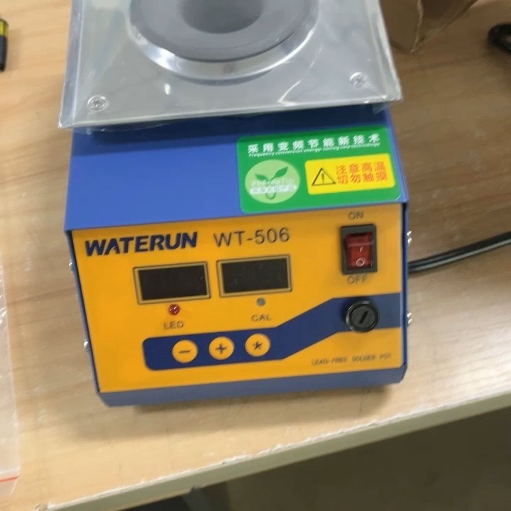 Small Titanium Lead-free Soldering Pot / Mini Wave Solder Pot Factory ...