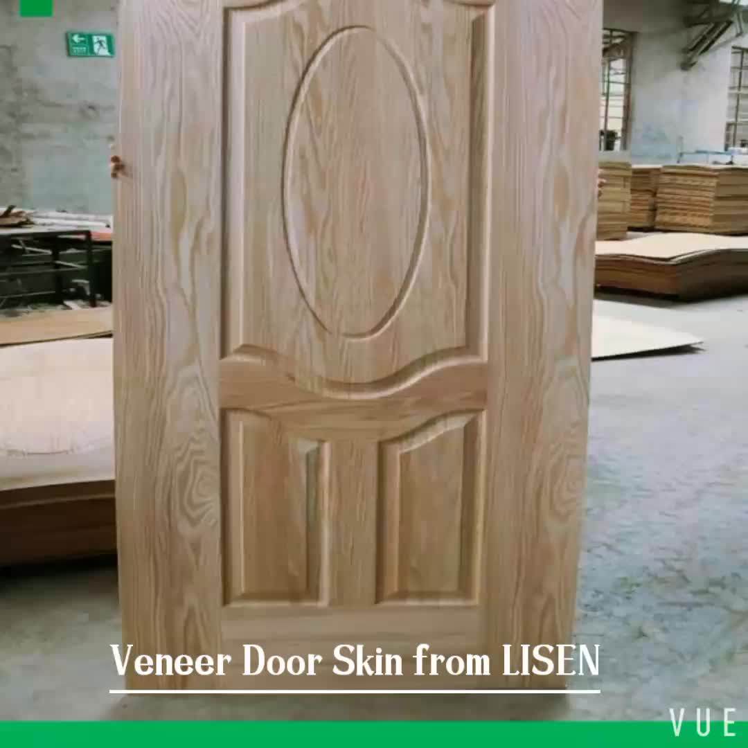 Ash Oak Veneer Laminated Hdf Moulding Door Skin 3mm Thickness - Buy Hdf ...