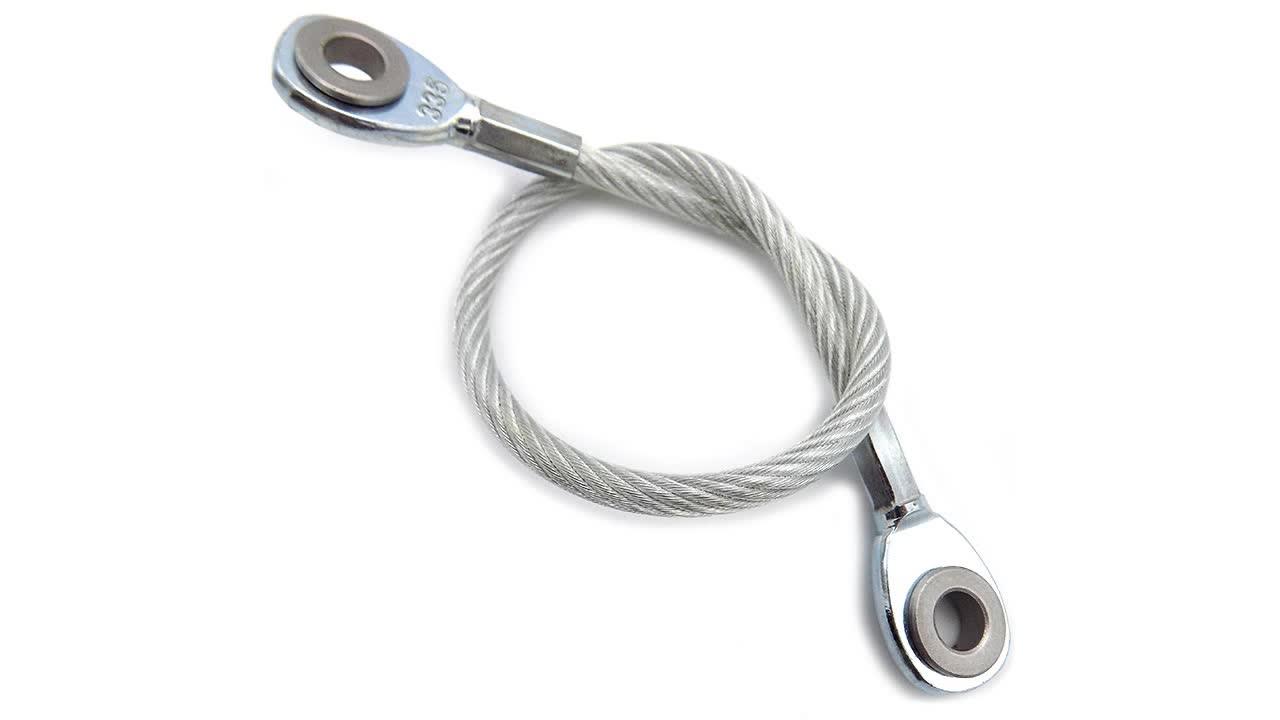 High Tension Stainless Steel Wire Rope Assembly Cable With Terminal For ...