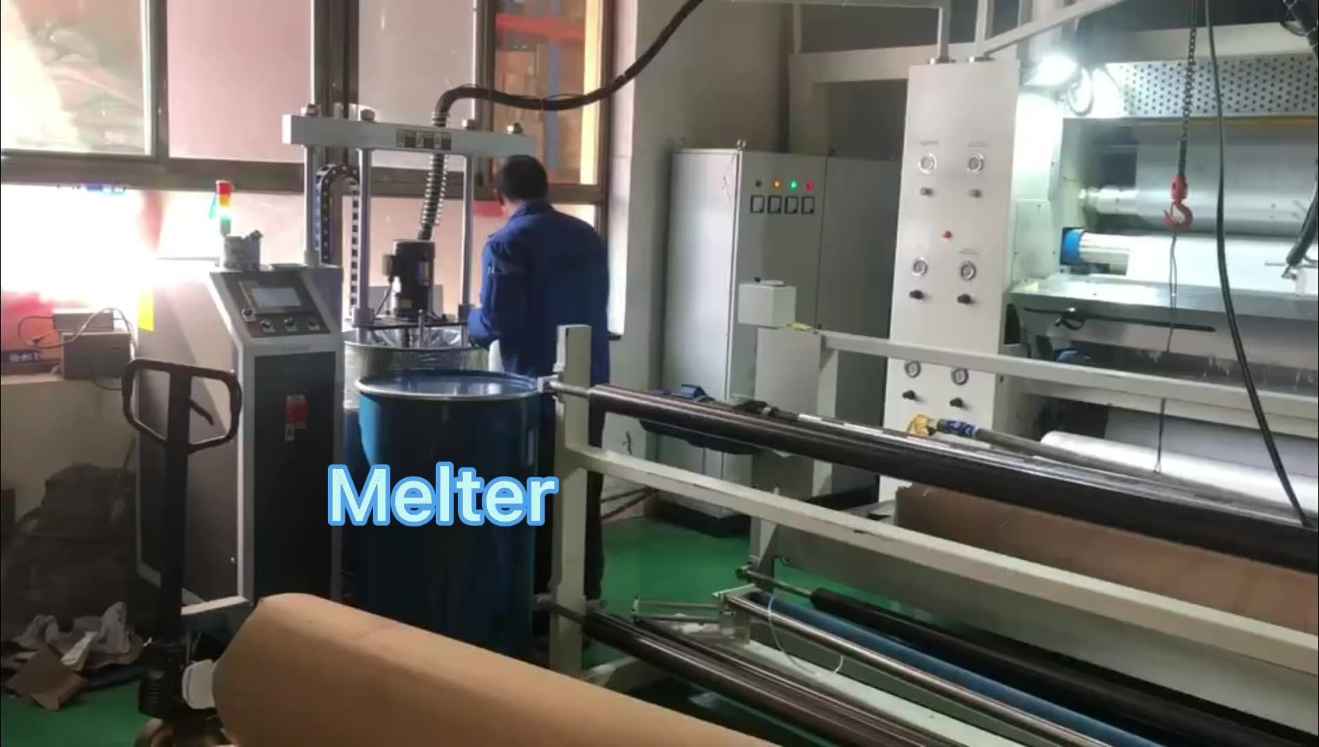 Blackout Curtain Fabric Hot Melt Glue Laminating Machine - Buy Hot Melt ...