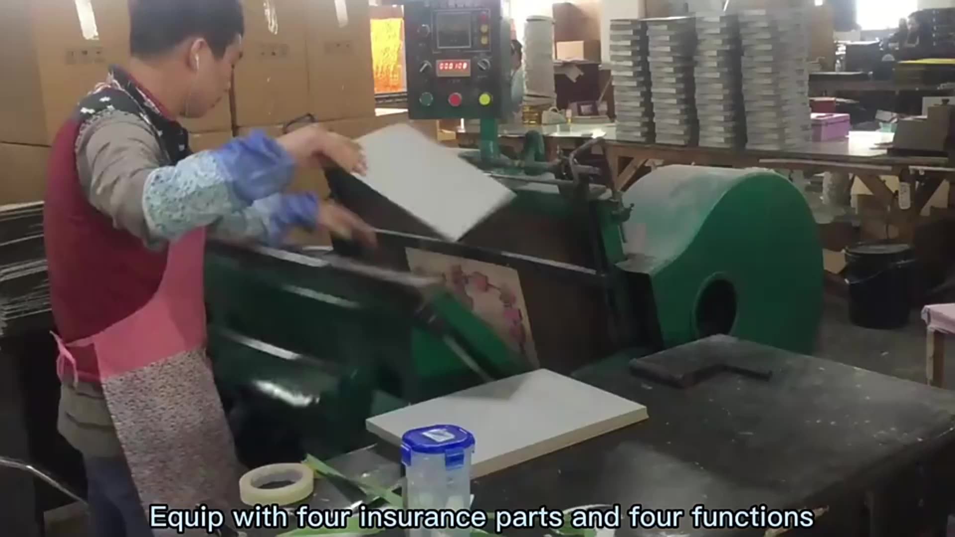 Carton Box Die Cutter Corrugated Cardboard Die Cutting Creasing Rigid ...