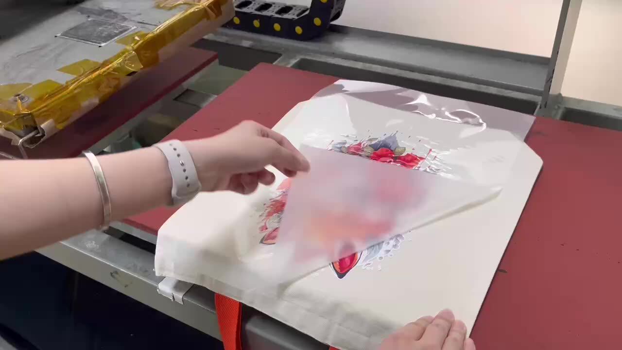 Dtf Film Roll Single Sided Matte Clear Pretreat Pet Heat Transfer Paper ...