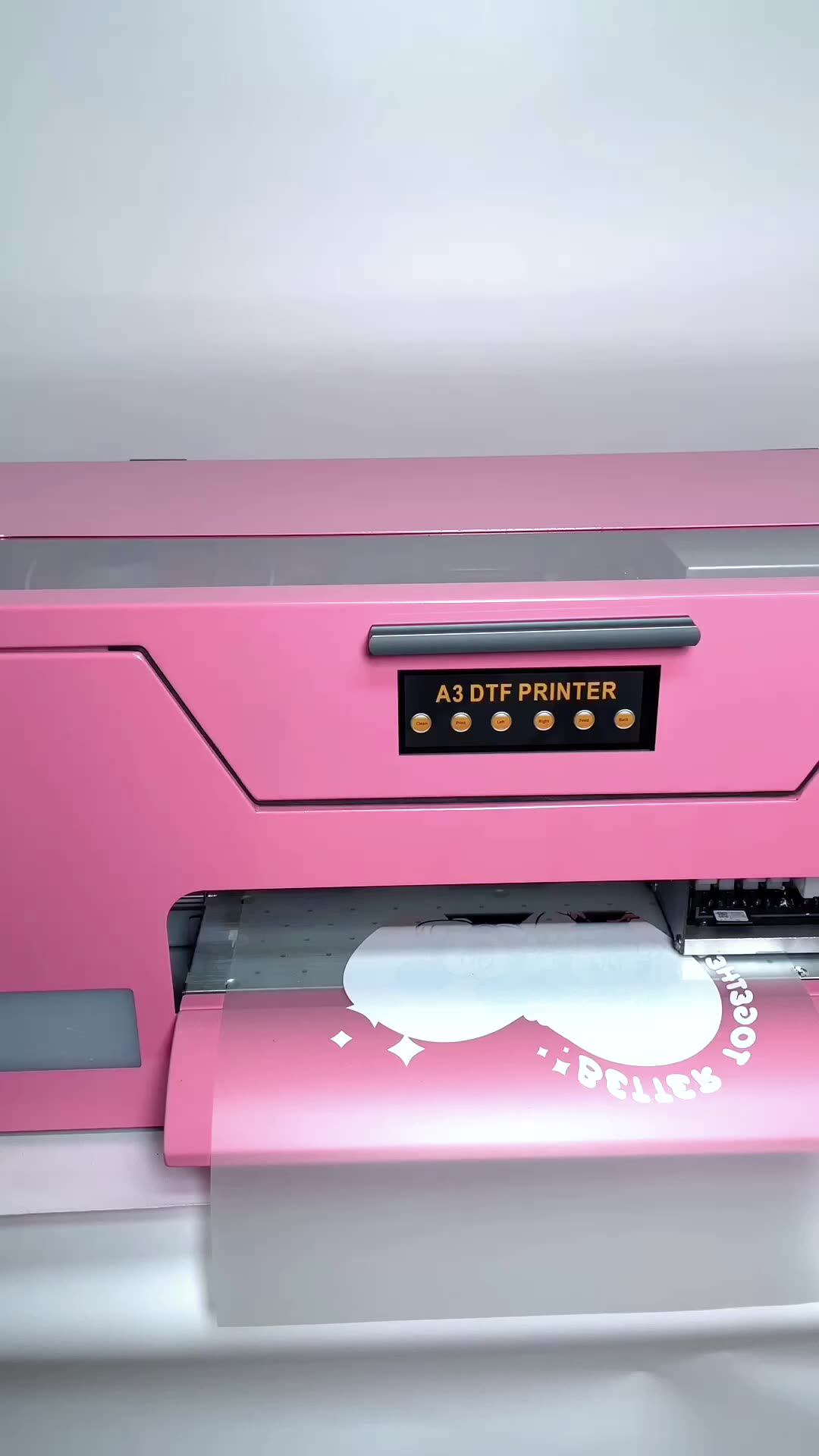 2024 Pink Digital A3 Dtf Printer Xp600 Pet Film 13inch Dtf Printer With ...