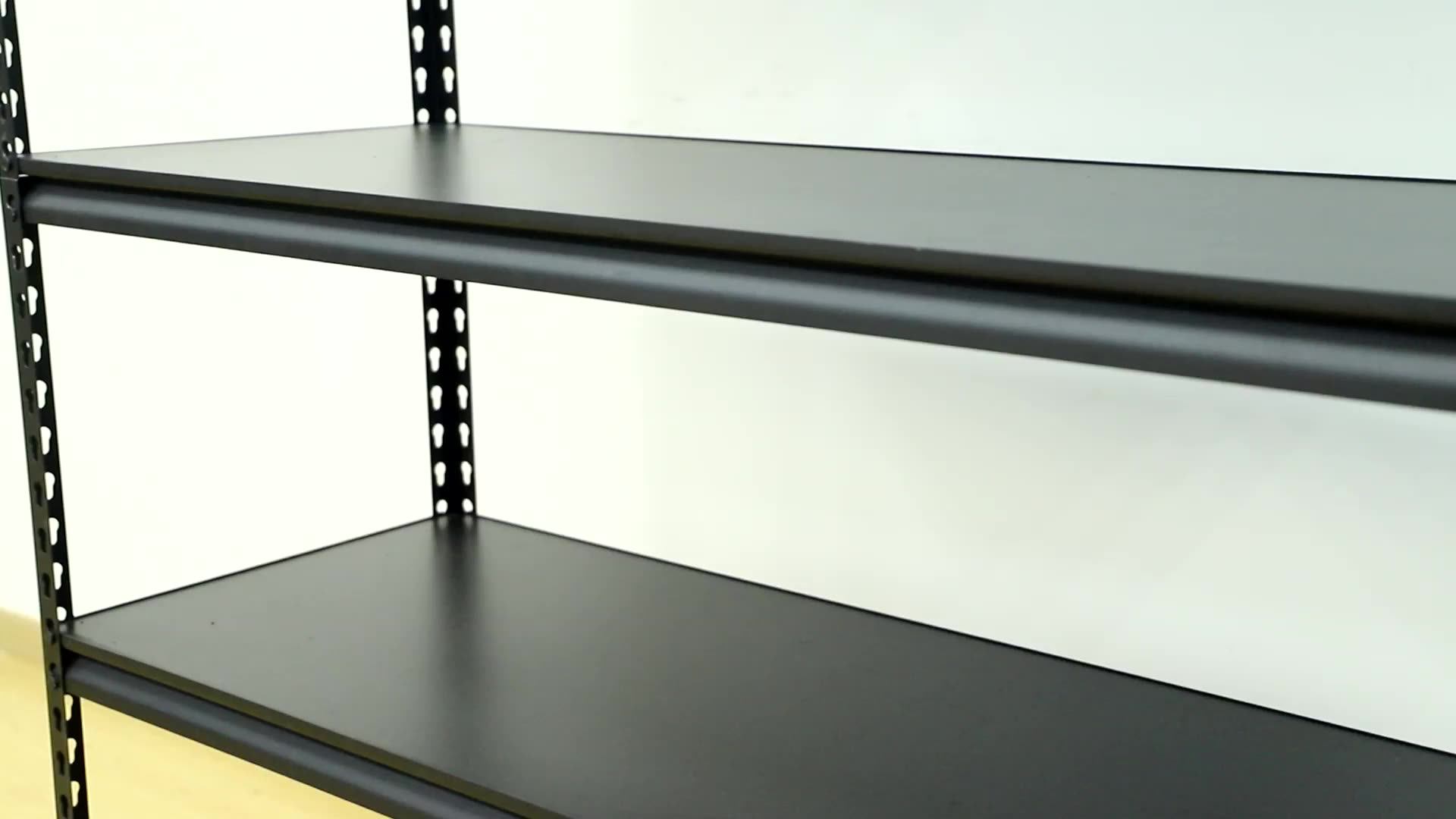 Uni-silent 4-shelf Metal Storage Shelves Units Stacking Racks Shelves ...