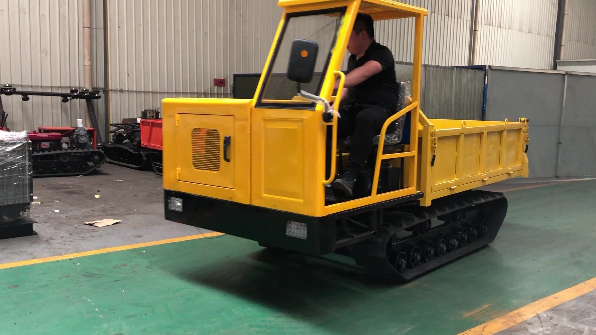 Tracked Carrier 2 Ton 3 Ton 4 Ton Swamp Mud Mini Dumper With Crawler ...