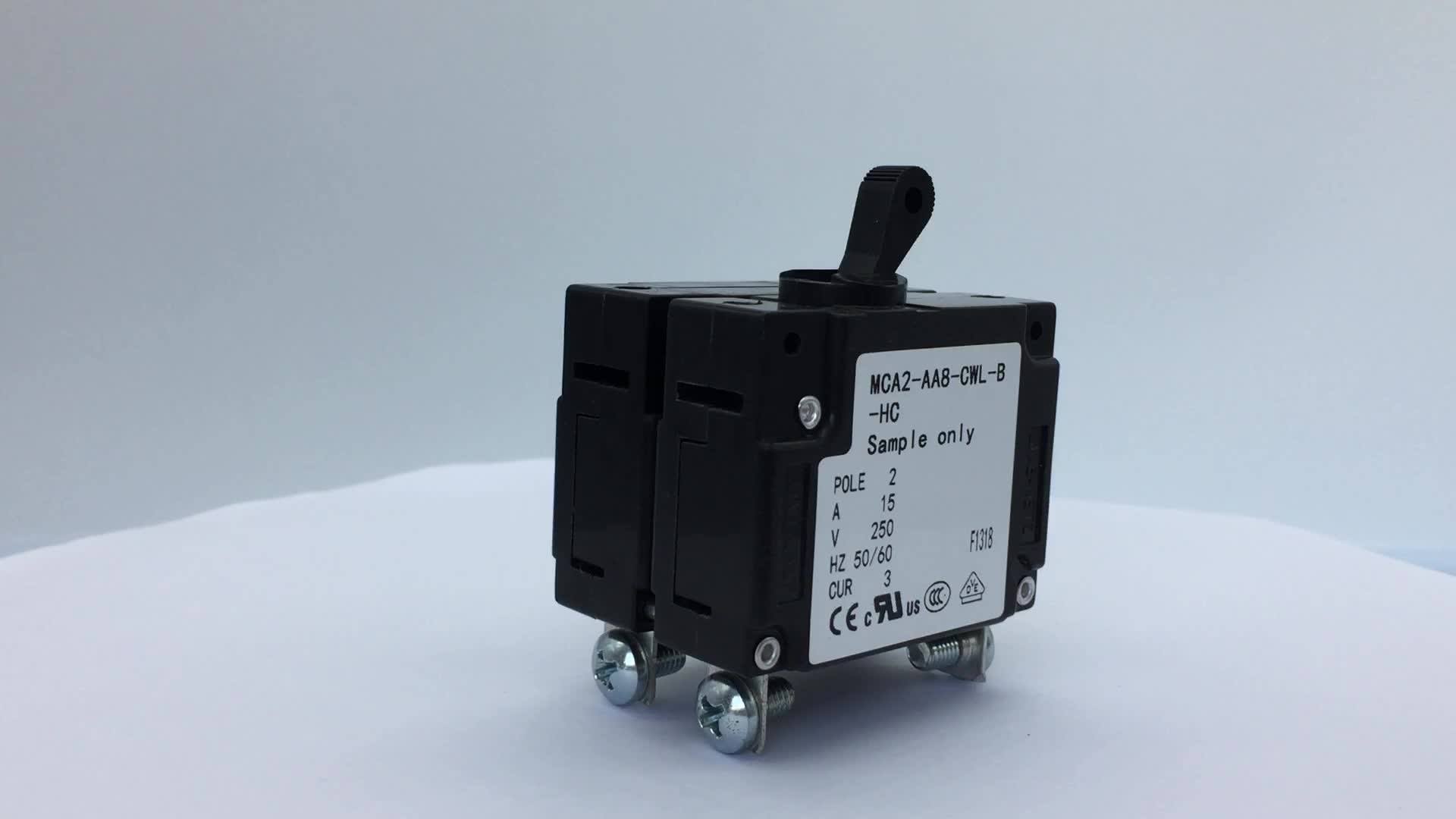 Factory Hydraulic Magnetic Circuit Breaker 277v 1p 10a Ac Dc Mcb Mini ...