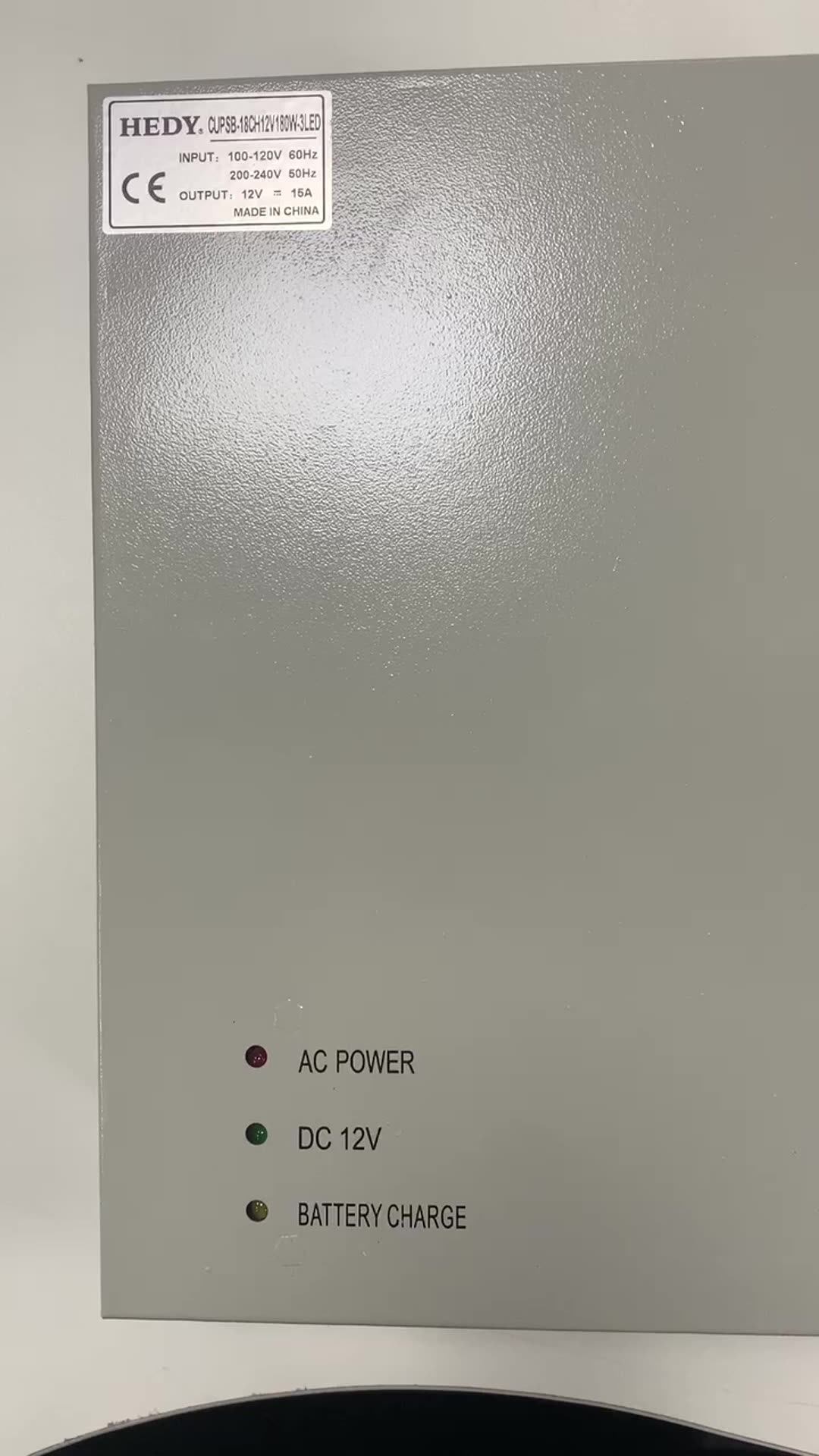 Emergence 180w 12 Volt Back Up Centralized Ups Power Supply Cctv Box Ac ...