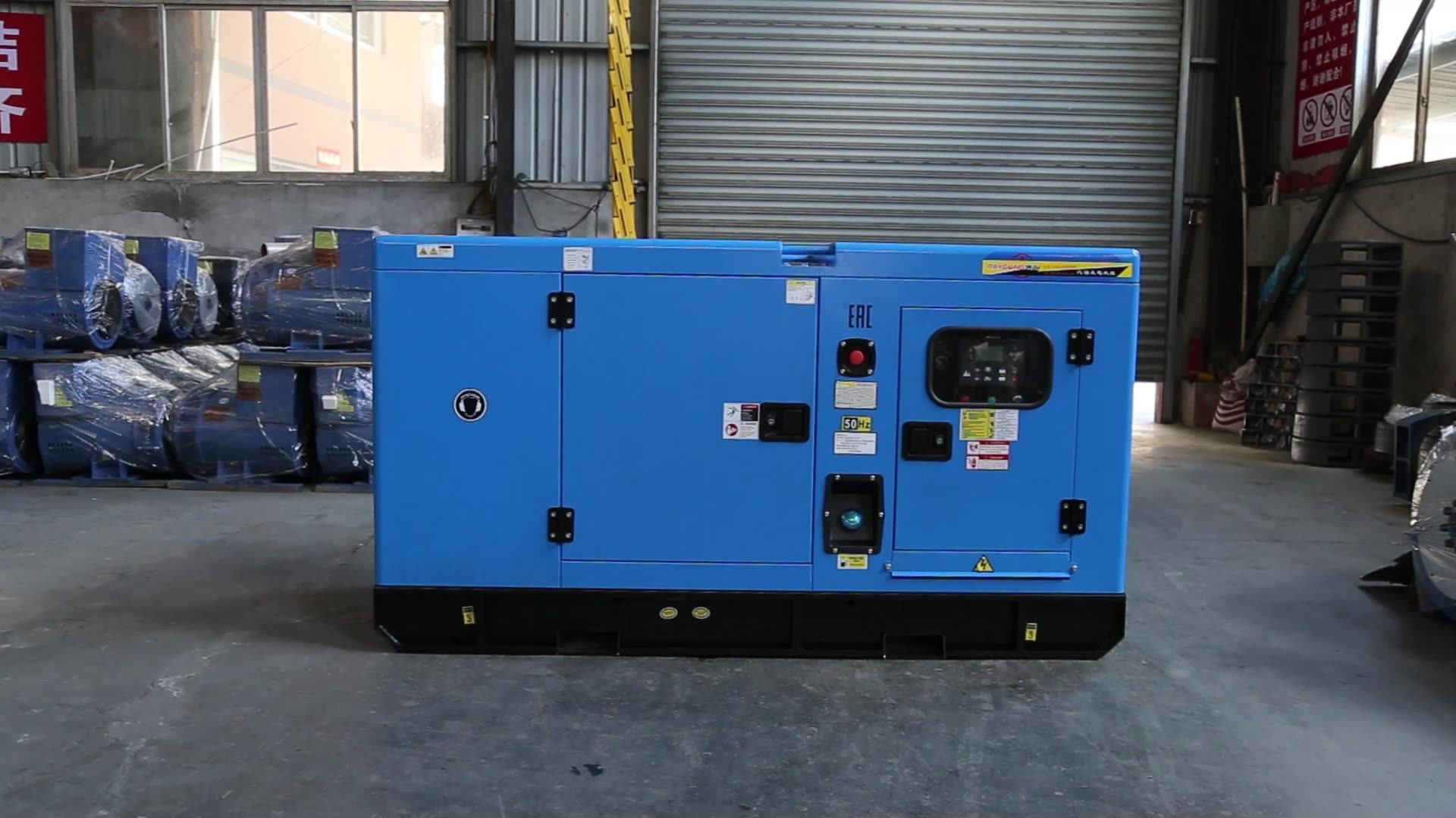 3 Phase Auto 20kw 30kw 50kw Silent Soundproof Parking Genset Diesel ...