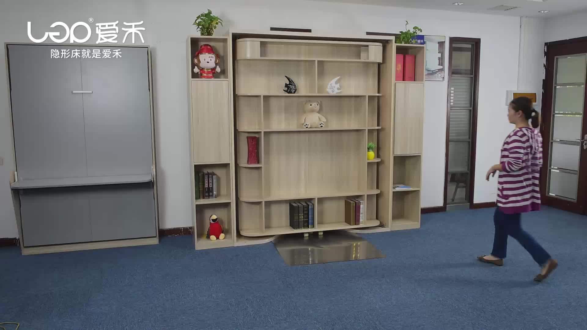 Italian Style Queen Rotating Folding Wallbed Hidden Wall Beds Murphy ...