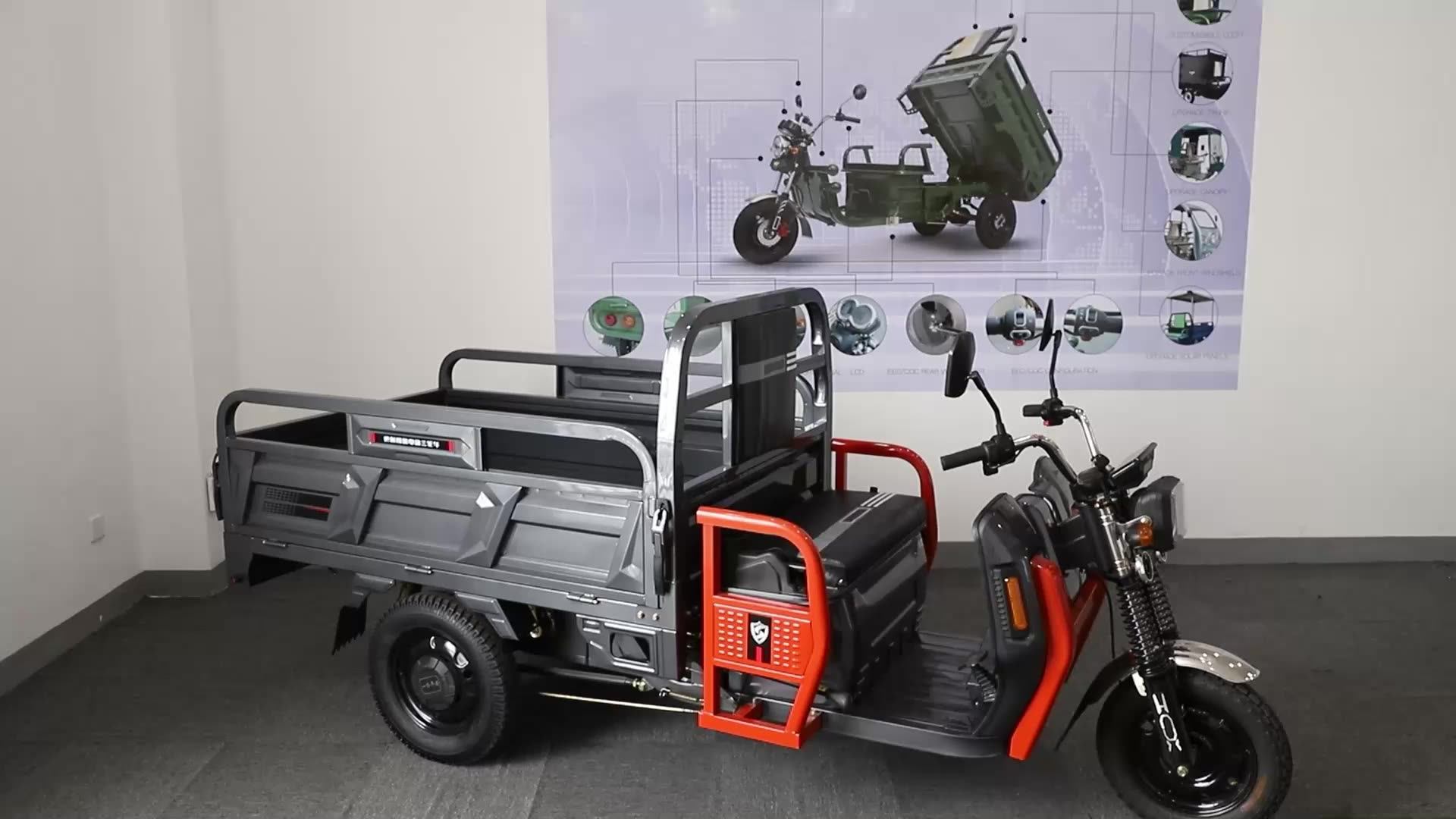 Electric Tricycles 45ah E Tricycle High Speed E-trikes 3wheel Adult ...