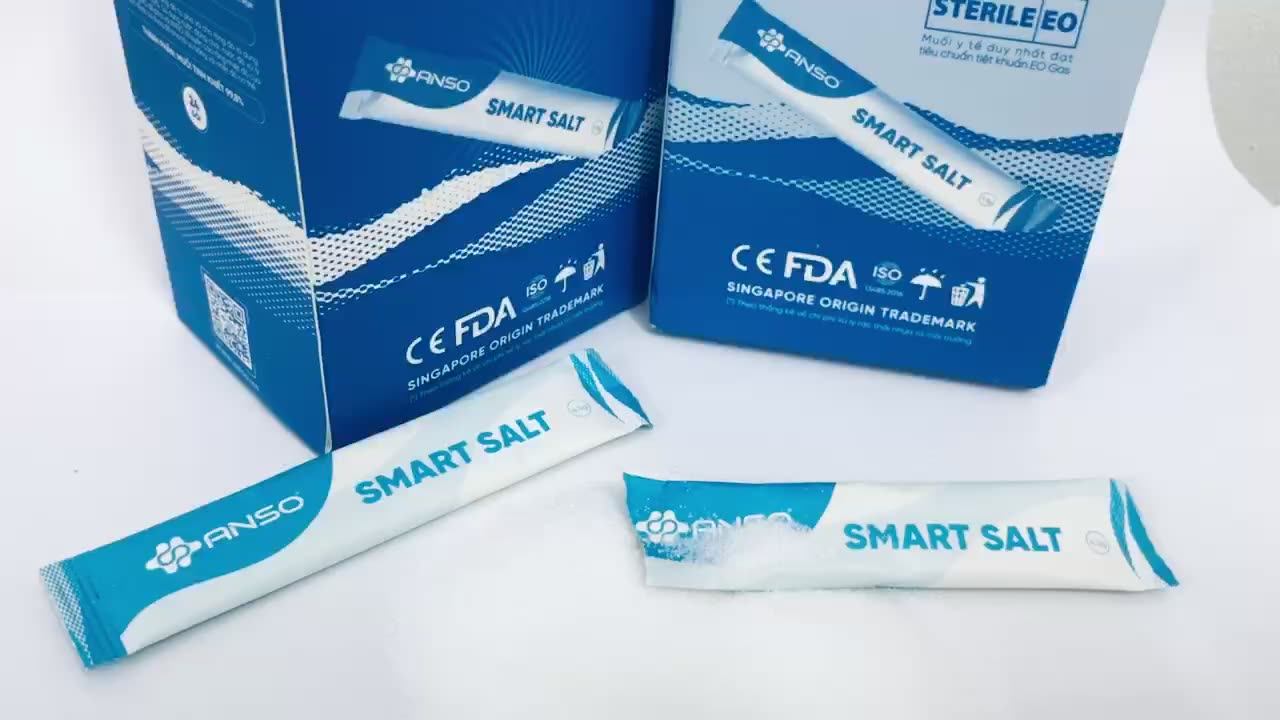 Mouthwash Box 24 Saline Packet 4.5g Eogas Version Anso Saline Solution ...