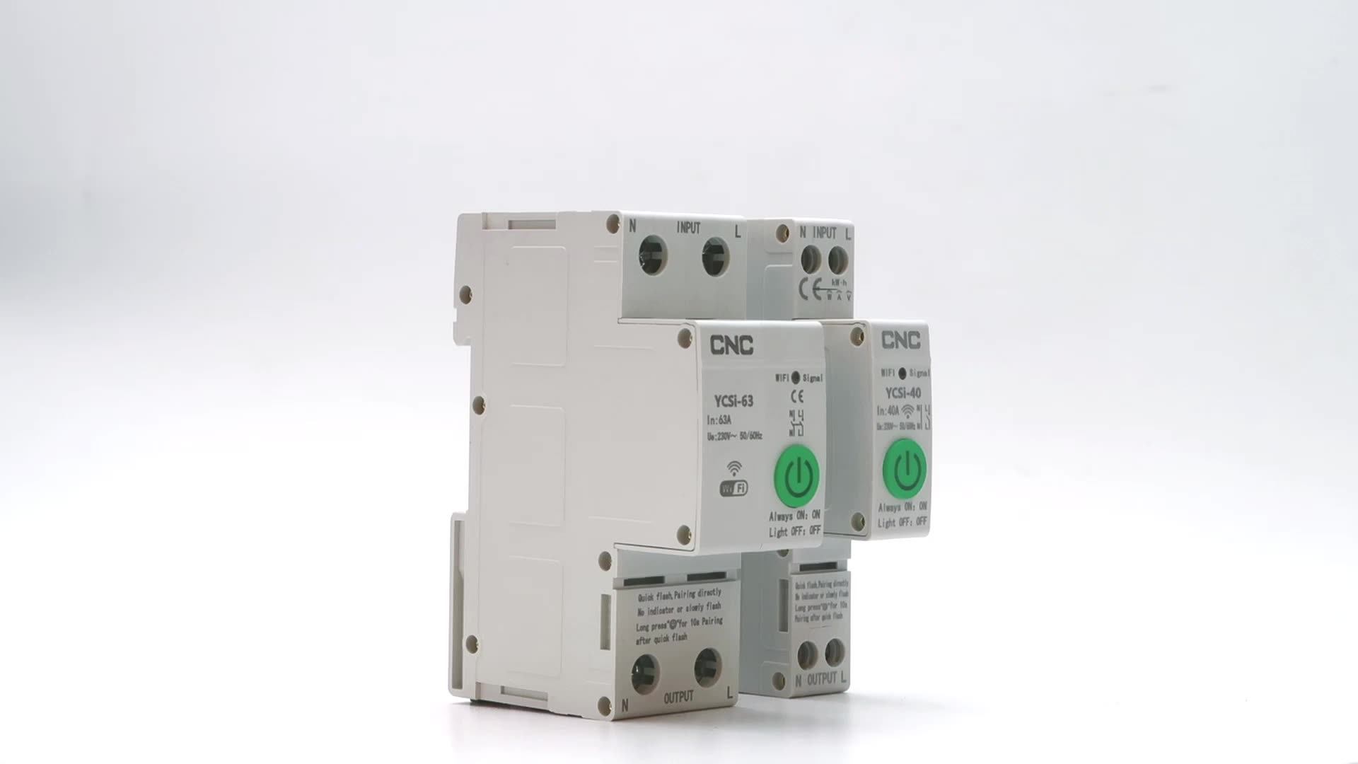 New Design 1p+n Electric 63a Mcb Zigbee Smart Circuit Breaker With ...