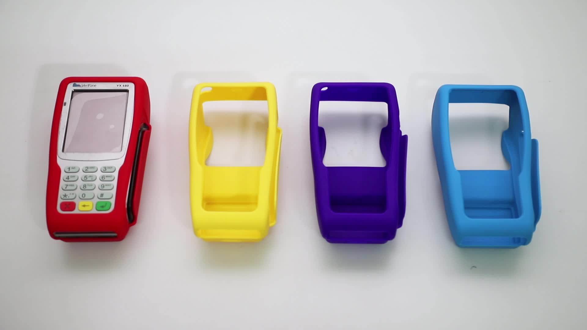 Customized Soft Silicone Protective Cover For Pos Terminal Verifone ...