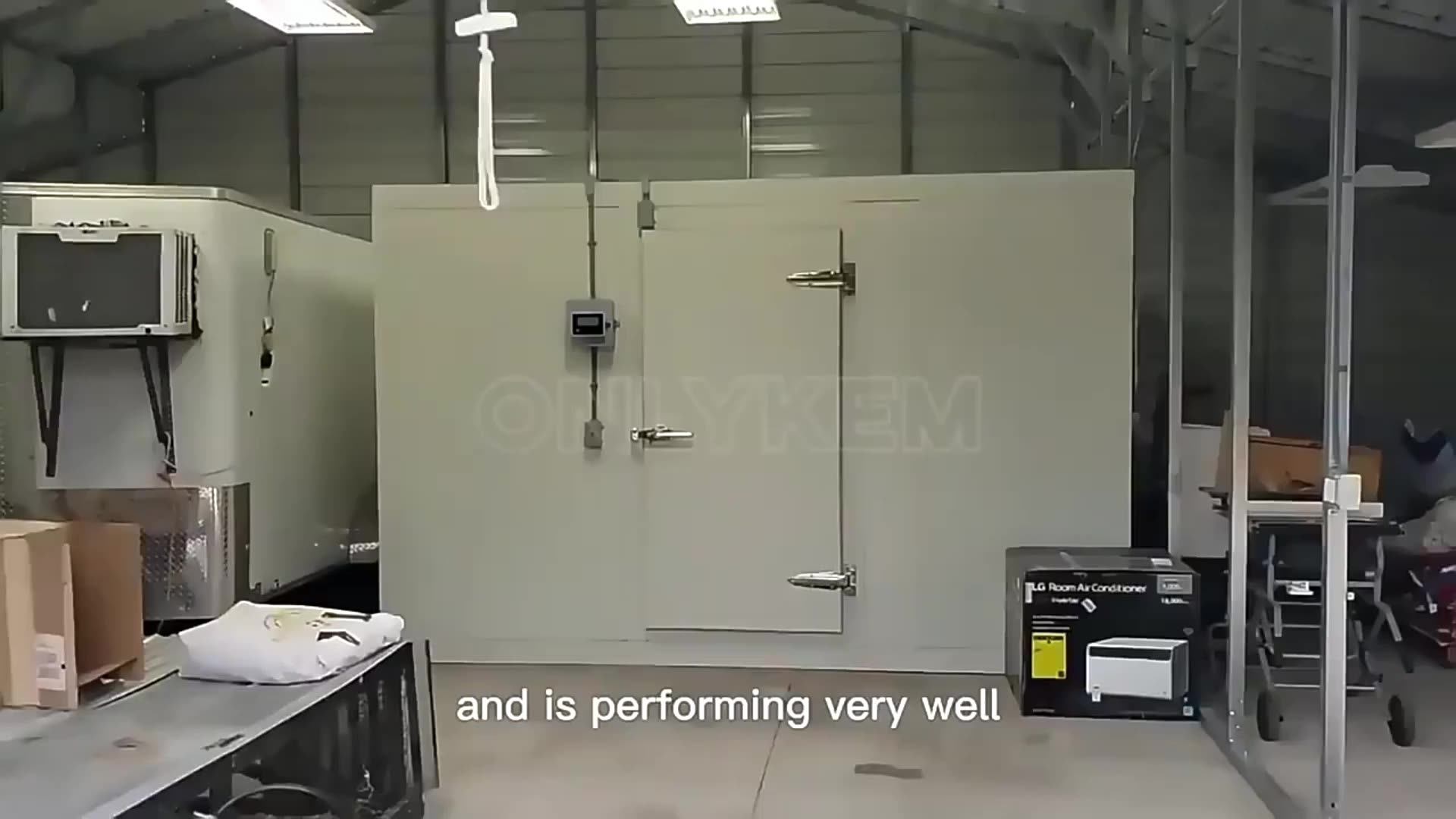 Chiller Room Walk In Freezer Rooms Container Store Freezer Storage ...