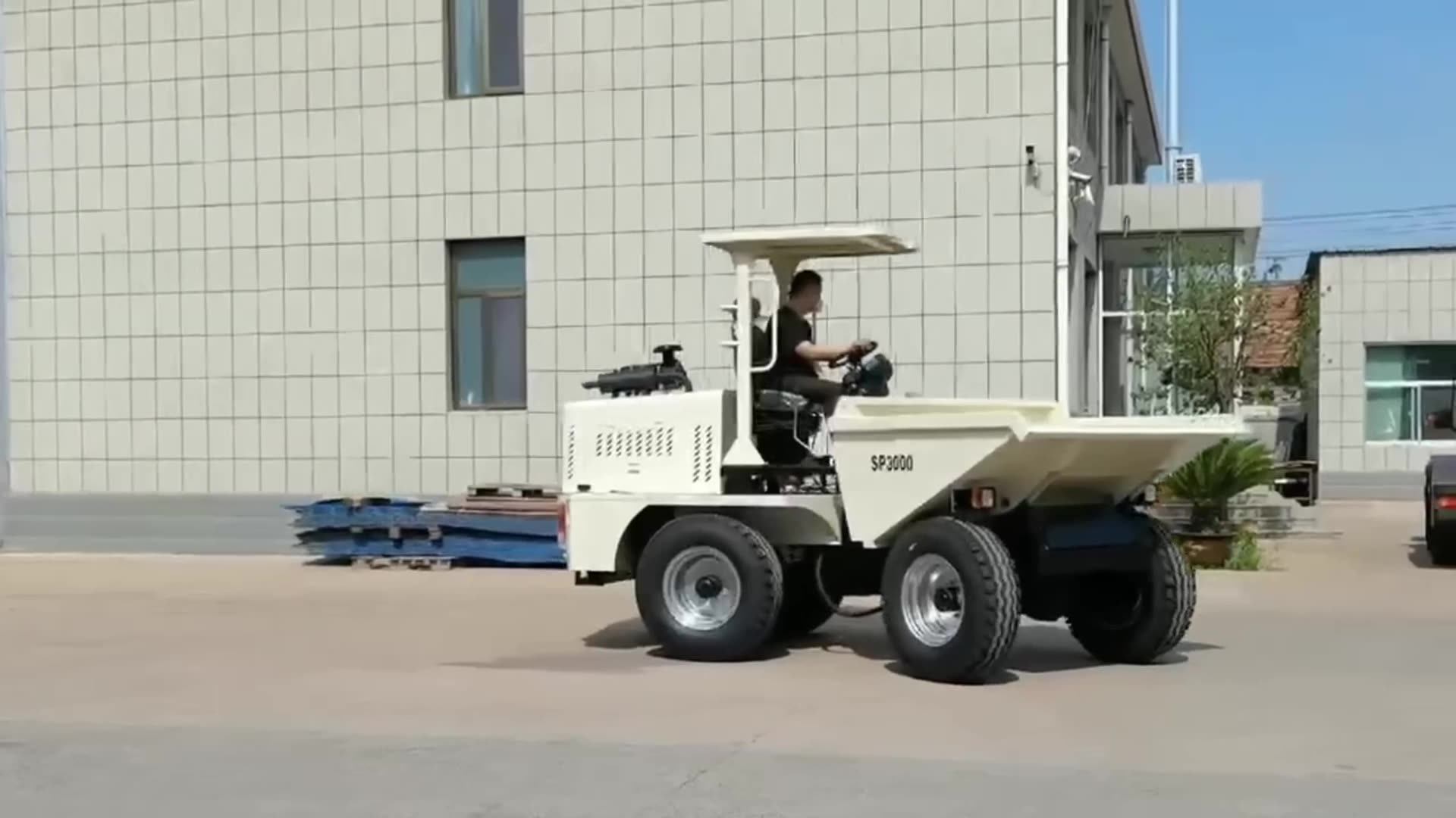 Ce 3ton 5ton 7ton Hydraulic Articulated Dump Track Mini Dumper With ...