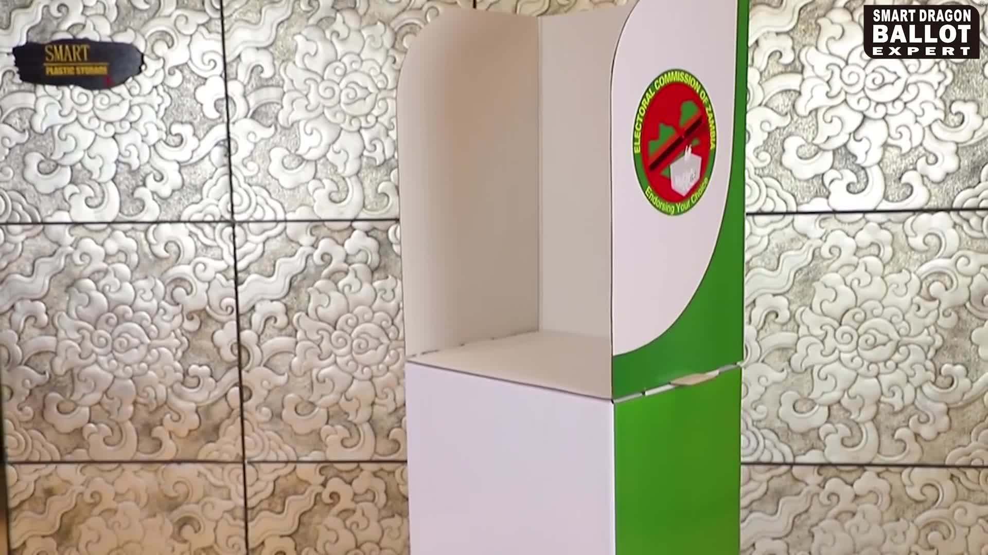 Portable Coreflute Cmyk Printing Polling Stand Booth Exhibition Cheap ...