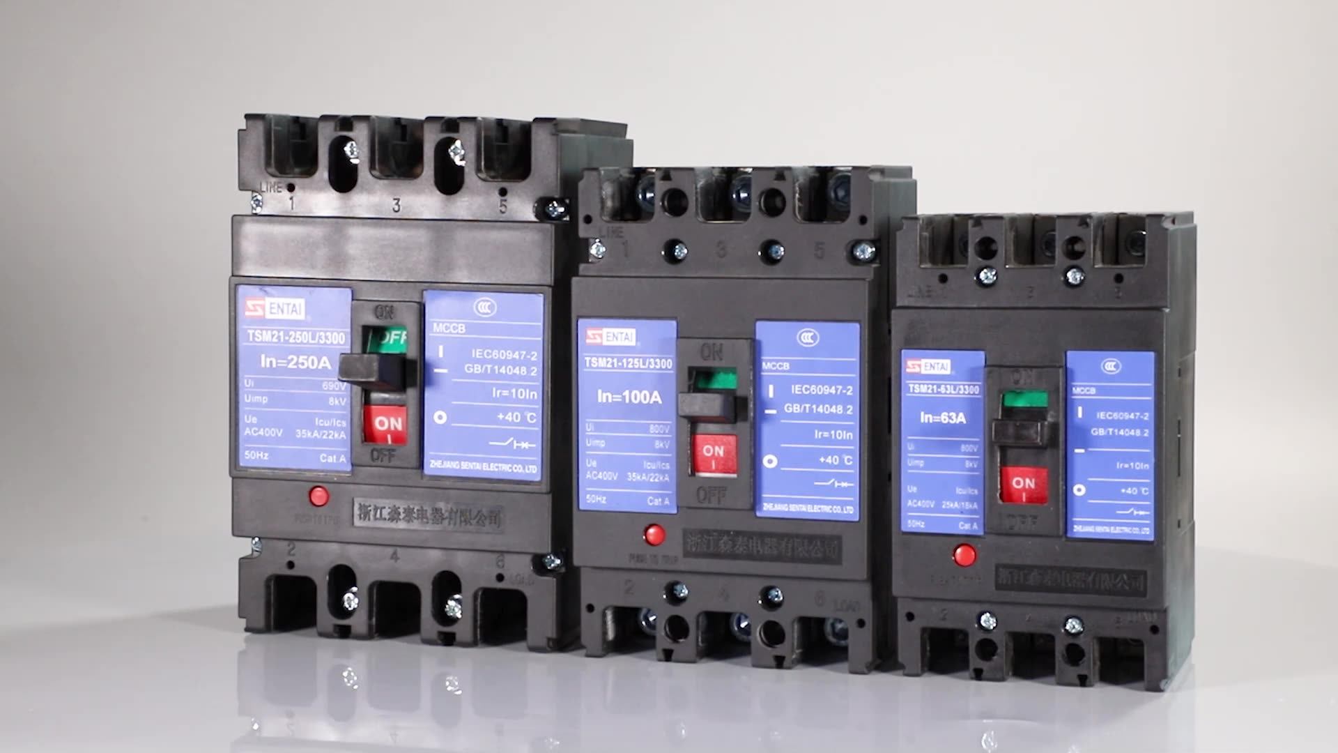 Sentai Moulded Case Circuit Breakers Mccb 3p 3 Pole Three Poles 3 Phase ...