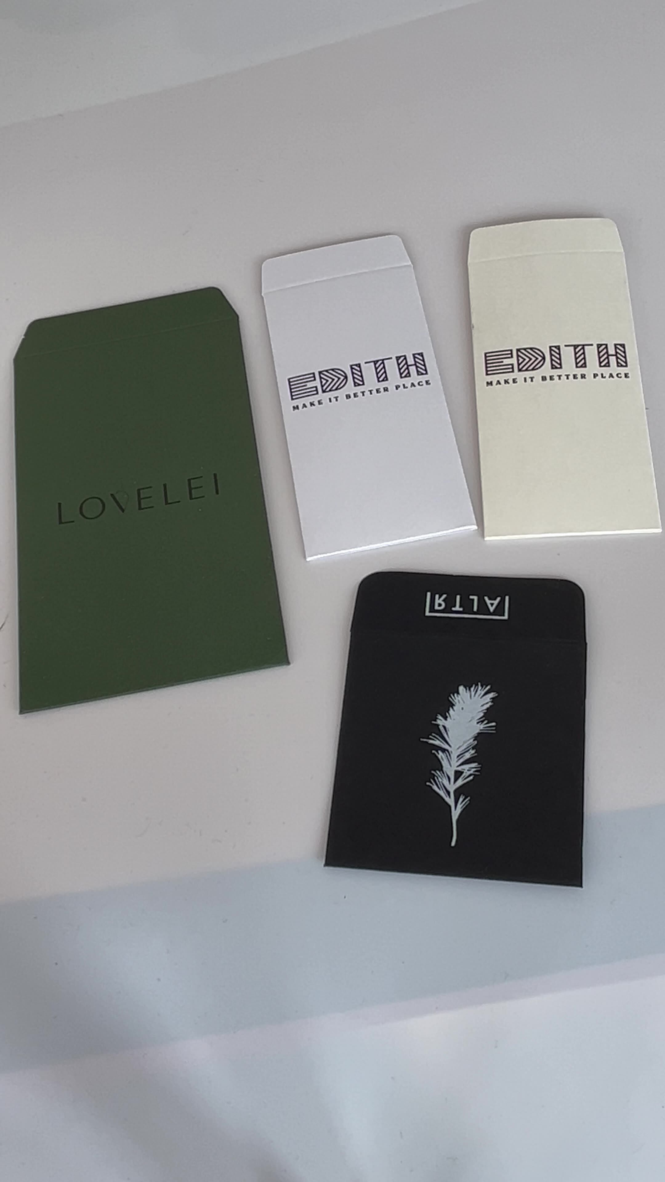 Small Coin Card Envelopes 100% Recyclable Biodegradable Ivory Paper ...