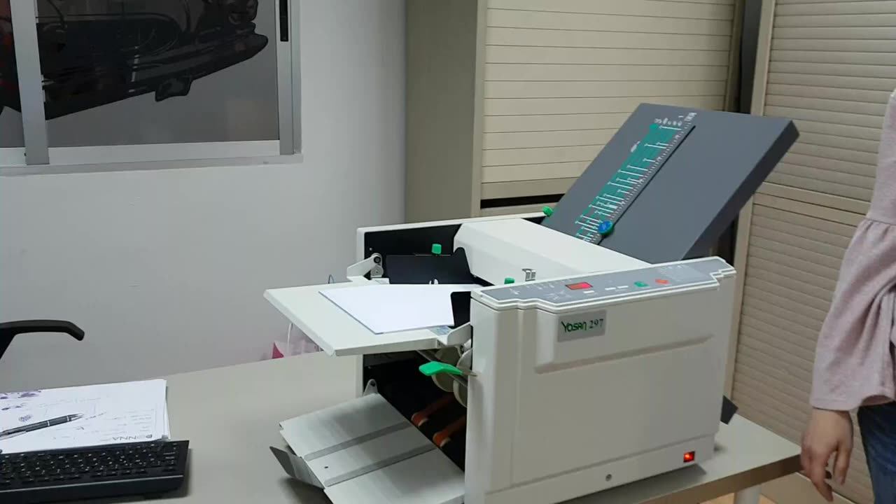 Office A4 A3 Automatic Book Cover Booklet Leaflet Folding Machine - Buy ...