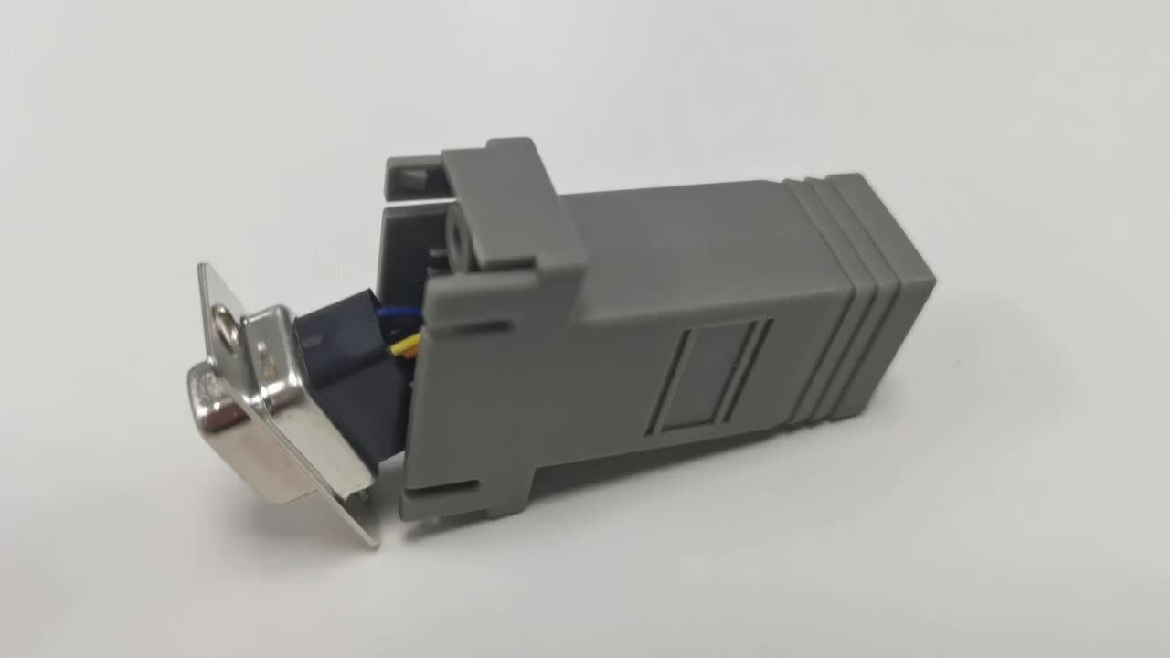 Db9 Female To Rj45 Modular Adapter,Db9 To Rj45 Female Jack Ethernet ...