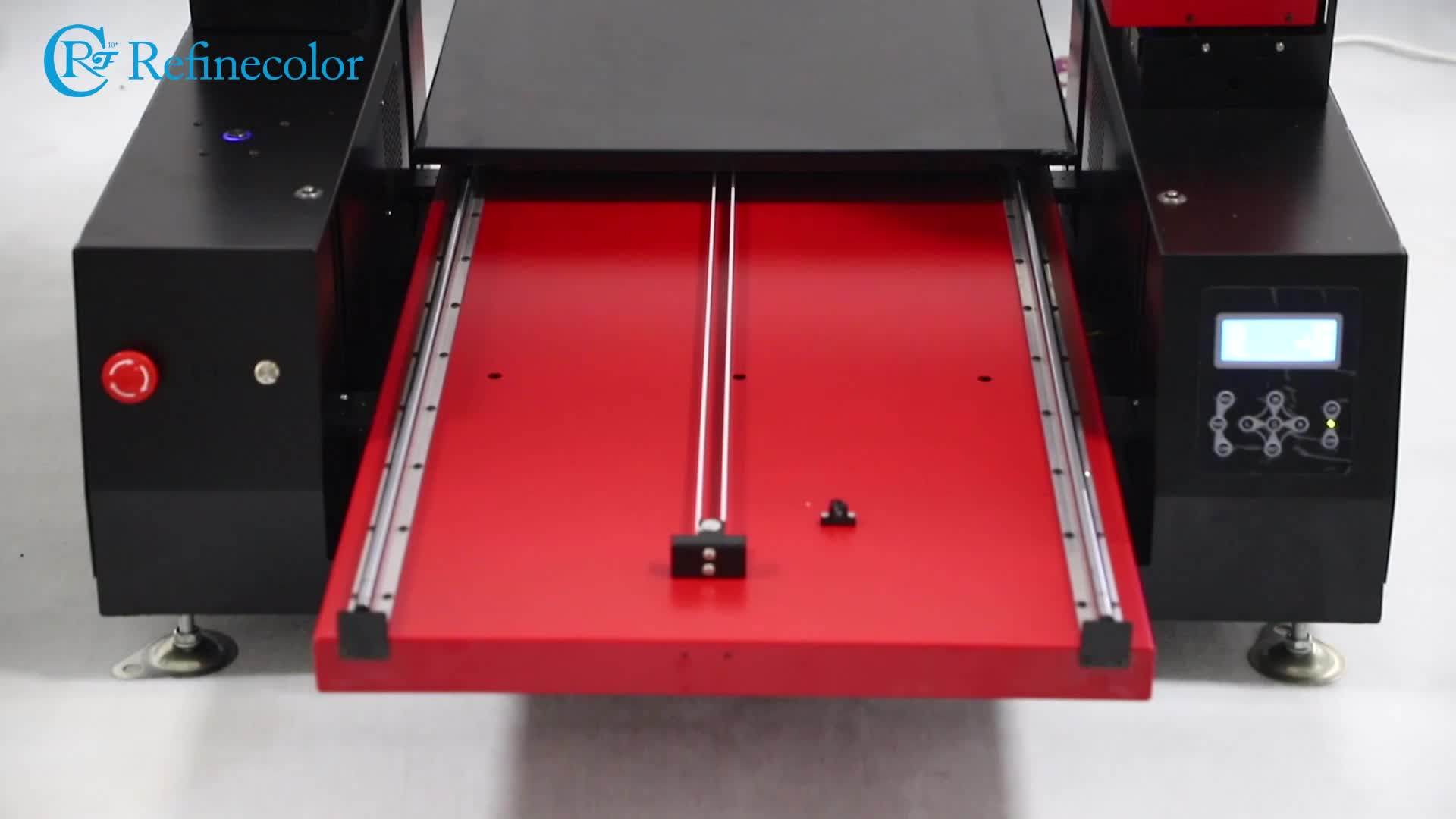 Flatbed A1 Big Format Inkjet 3pcs Dx9 Xp600 Heads 6090 Uv Printer A2 ...