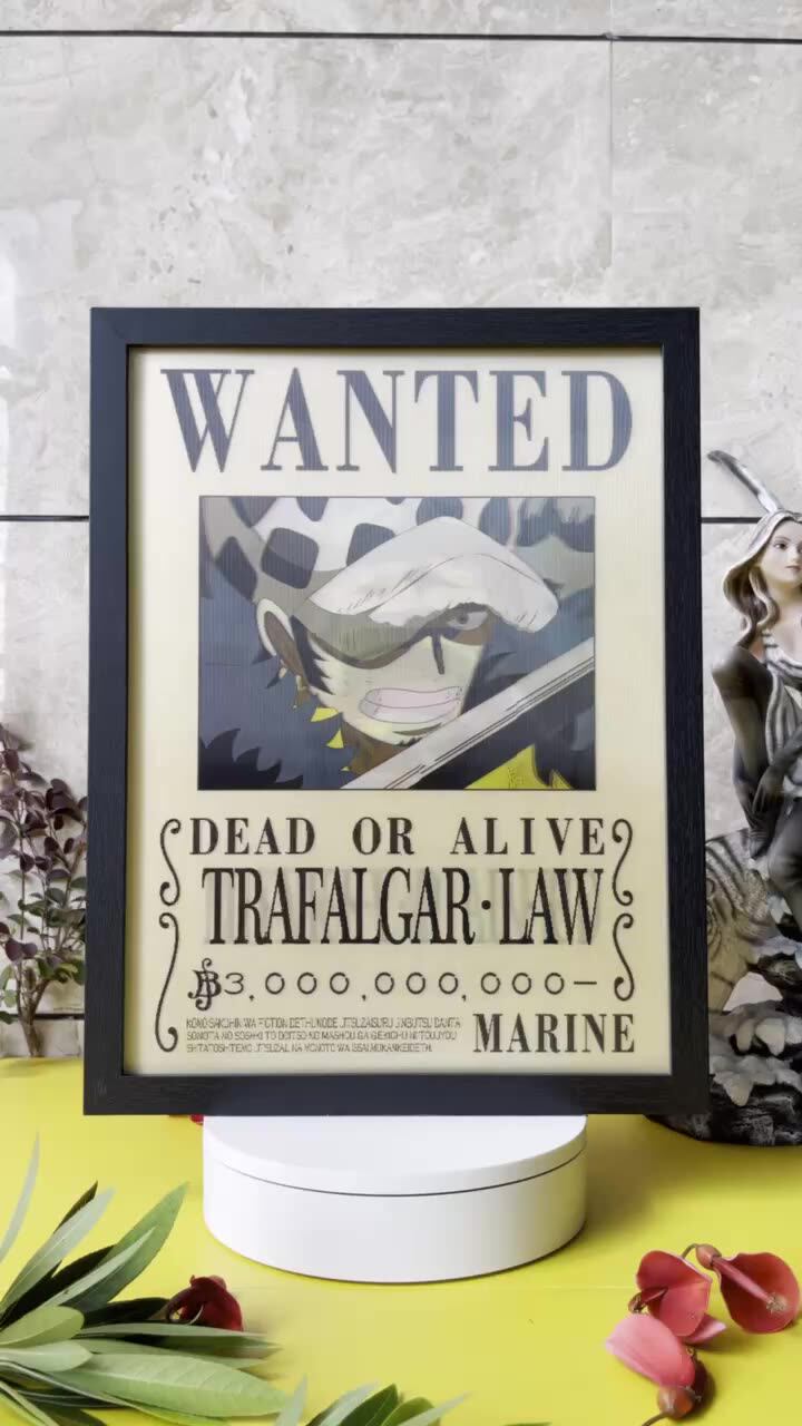 Wholesale And Custom One Piece Wanted 3d Flip Triple Transition ...