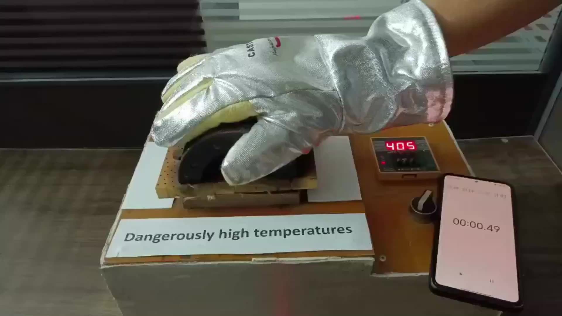 Castong Aluminized Yellow Para-aramid Felt And Aluminum Foil 500 Degree ...