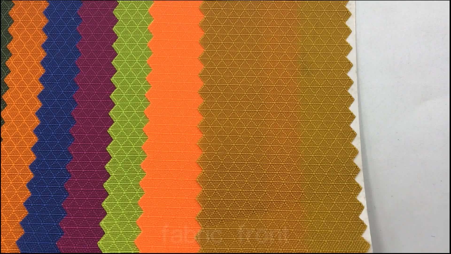 Water Repellent 210d Diamond Ripstop Nylon Fabric With Pu Coated - Buy ...