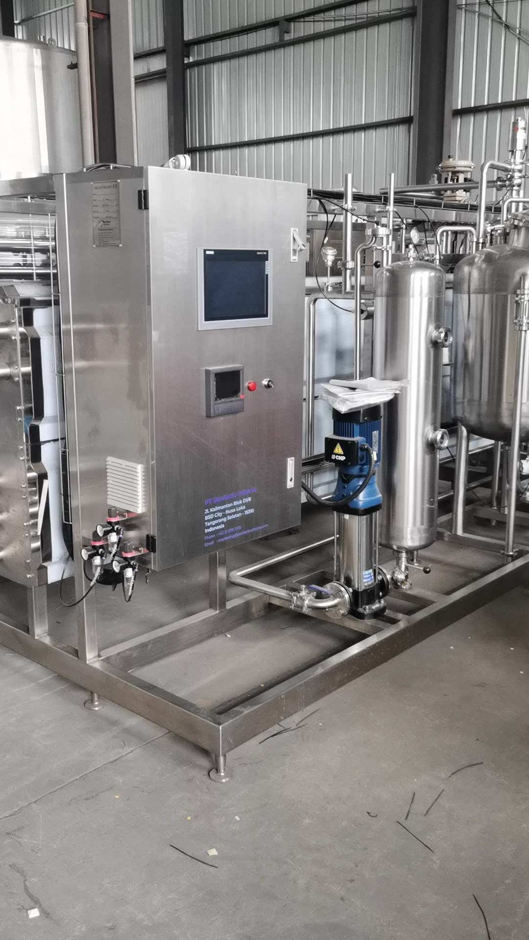 Ice Cream Pasteurizer Plate Pasteurization Equipment Dairy Uht Sterilizer Milk Pasteurization ...